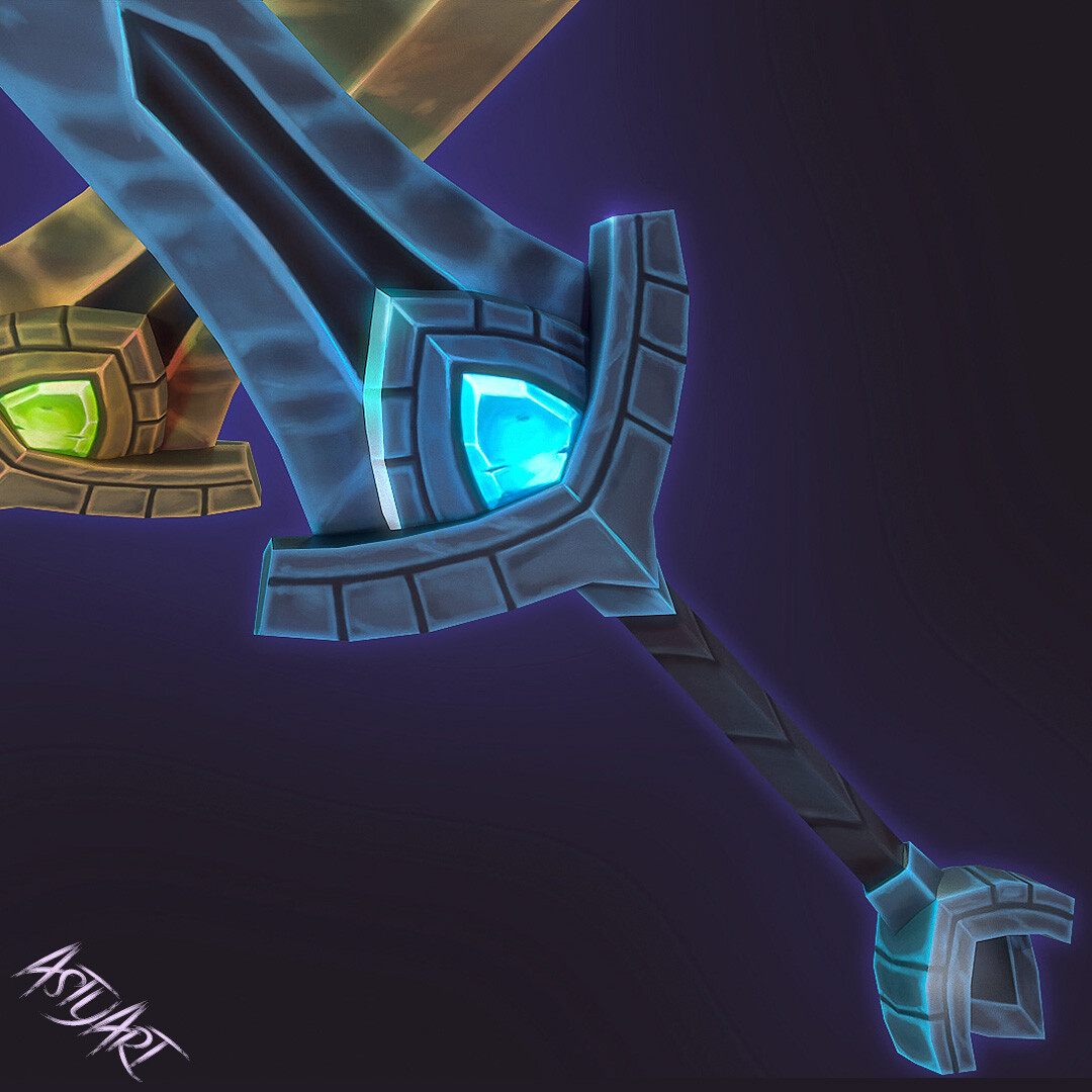 ArtStation - Hand-Painted Sword