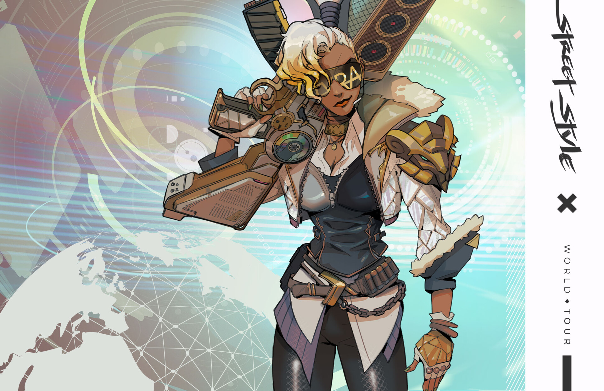 ArtStation - NWSTYLE Tyra Skin Concept / Weapon Concept