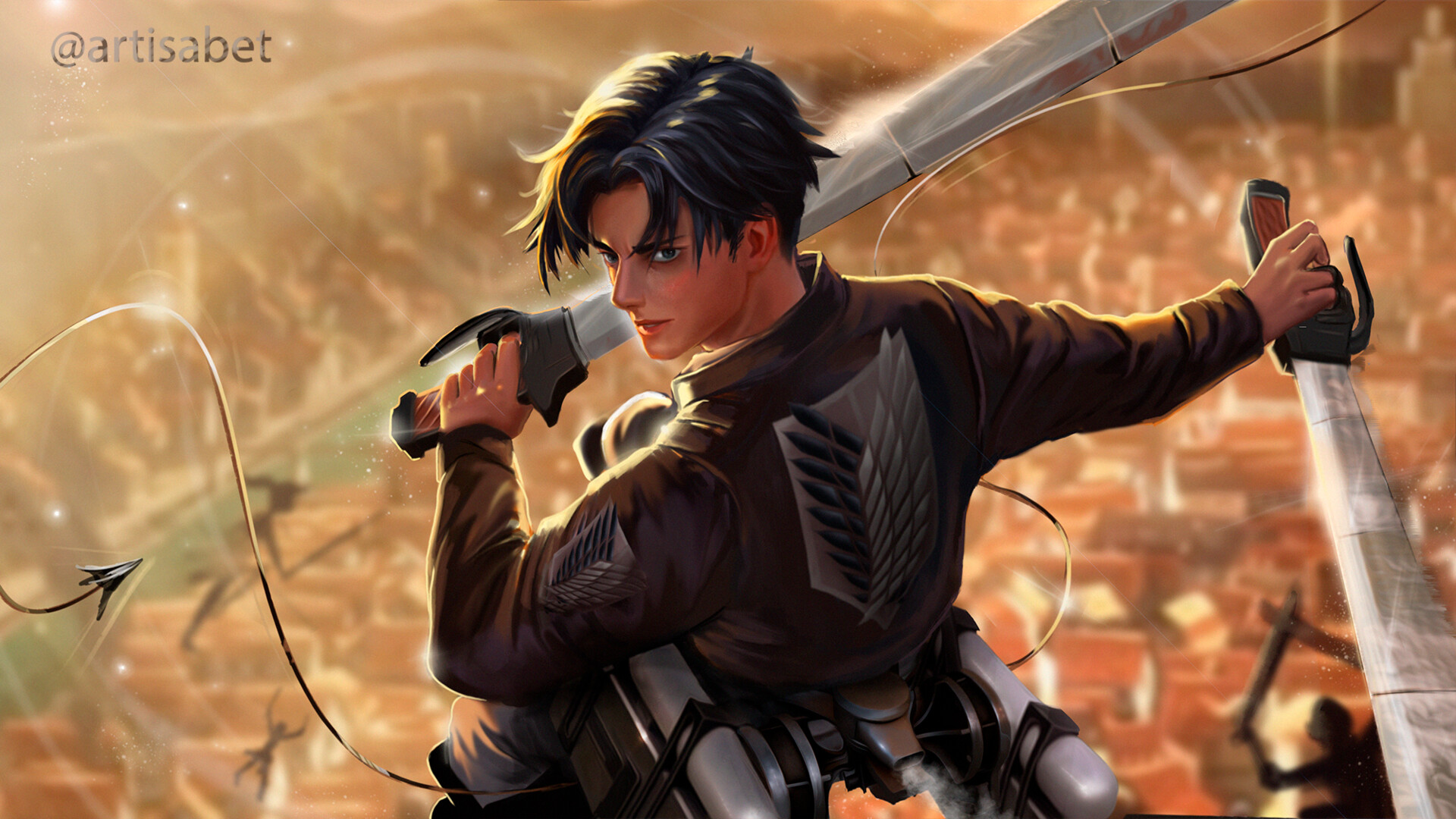 ArtStation - Levi Ackerman, shingeki no kyojin