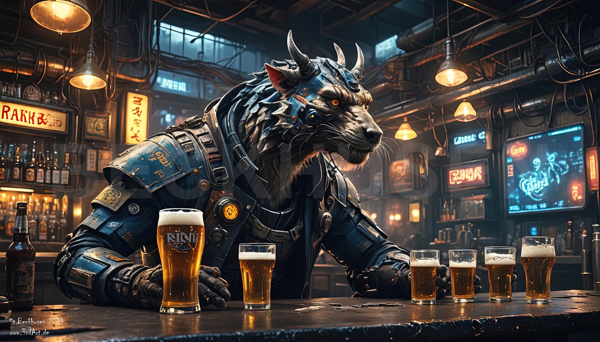 ArtStation - Ratz schmiss die Bar - Neuromancer 1