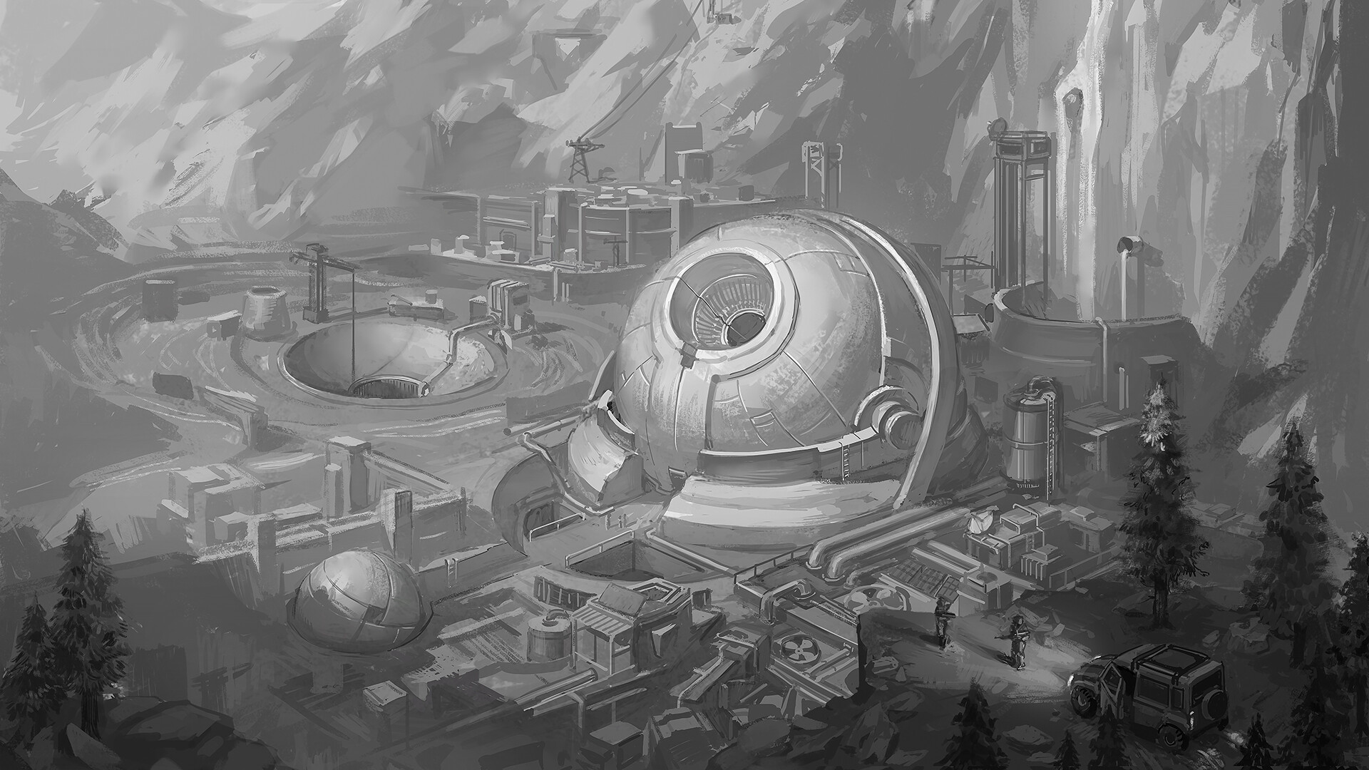 ArtStation - Environment value practice