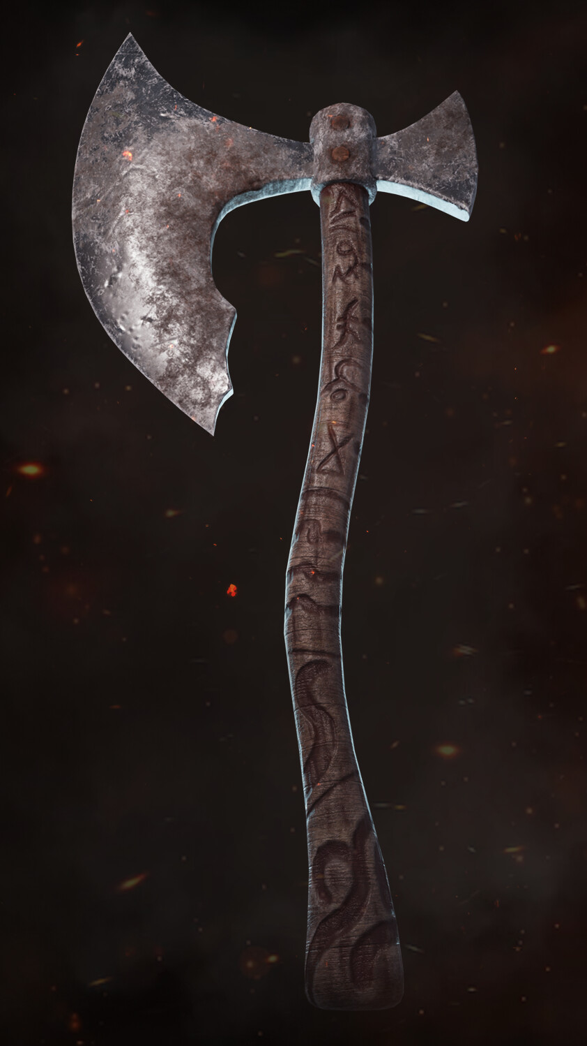 ArtStation - Blightreaver Axe - (Game-Ready Asset)