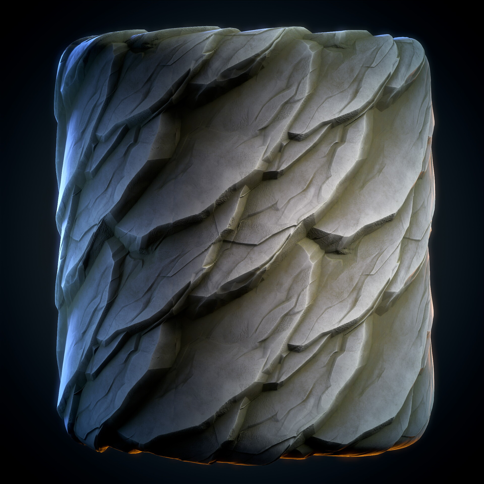 ArtStation - Cliff Rock (stylized) - VOL 08 - SBS & SBsar & Maps