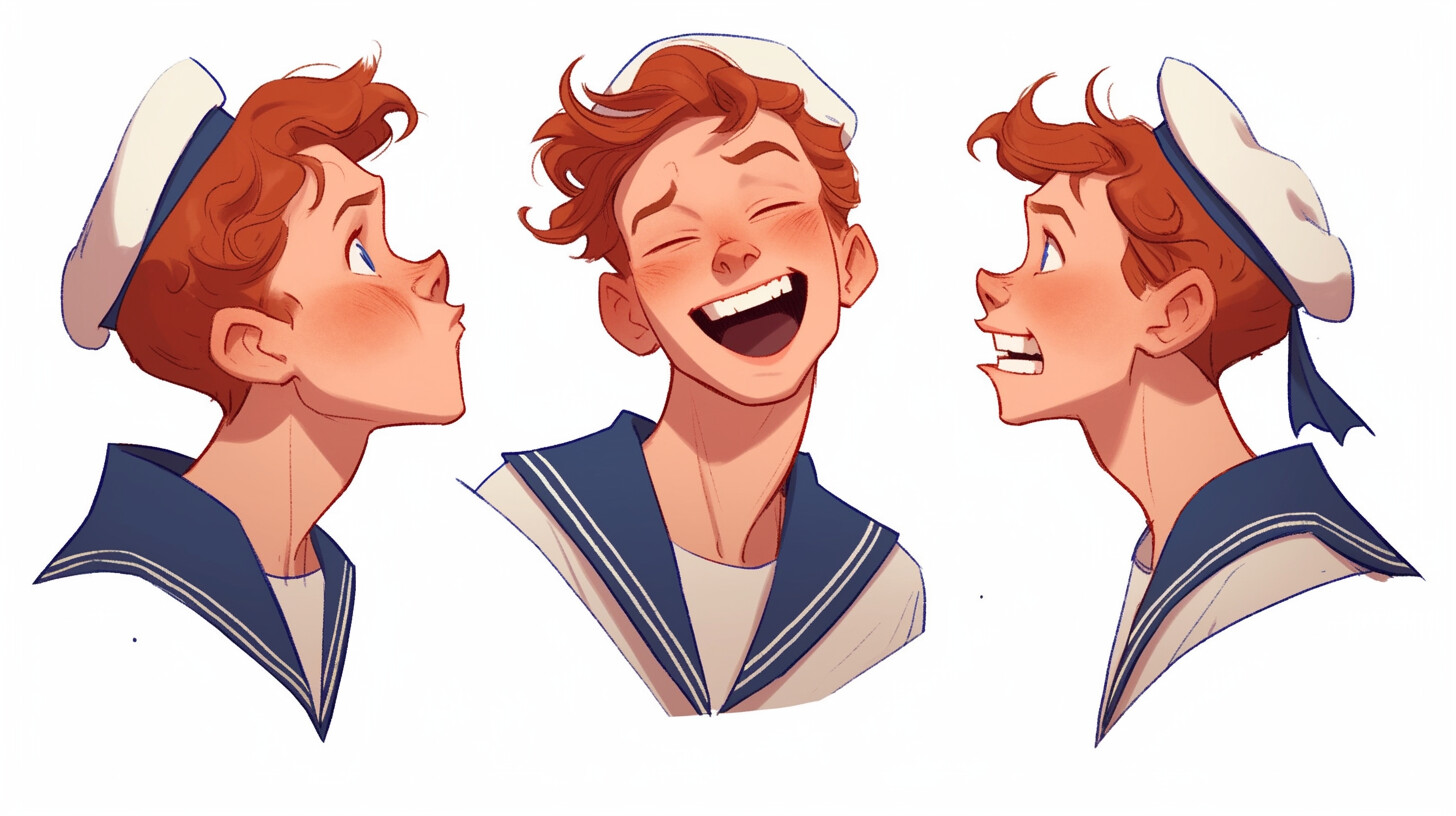 Concept Art - +300 Sailor Sketch Sketch Reference(4k)