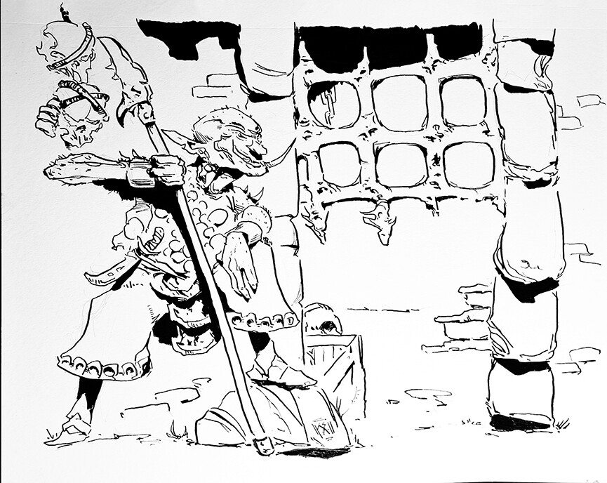 ArtStation - Inktober day twenty three - Rust