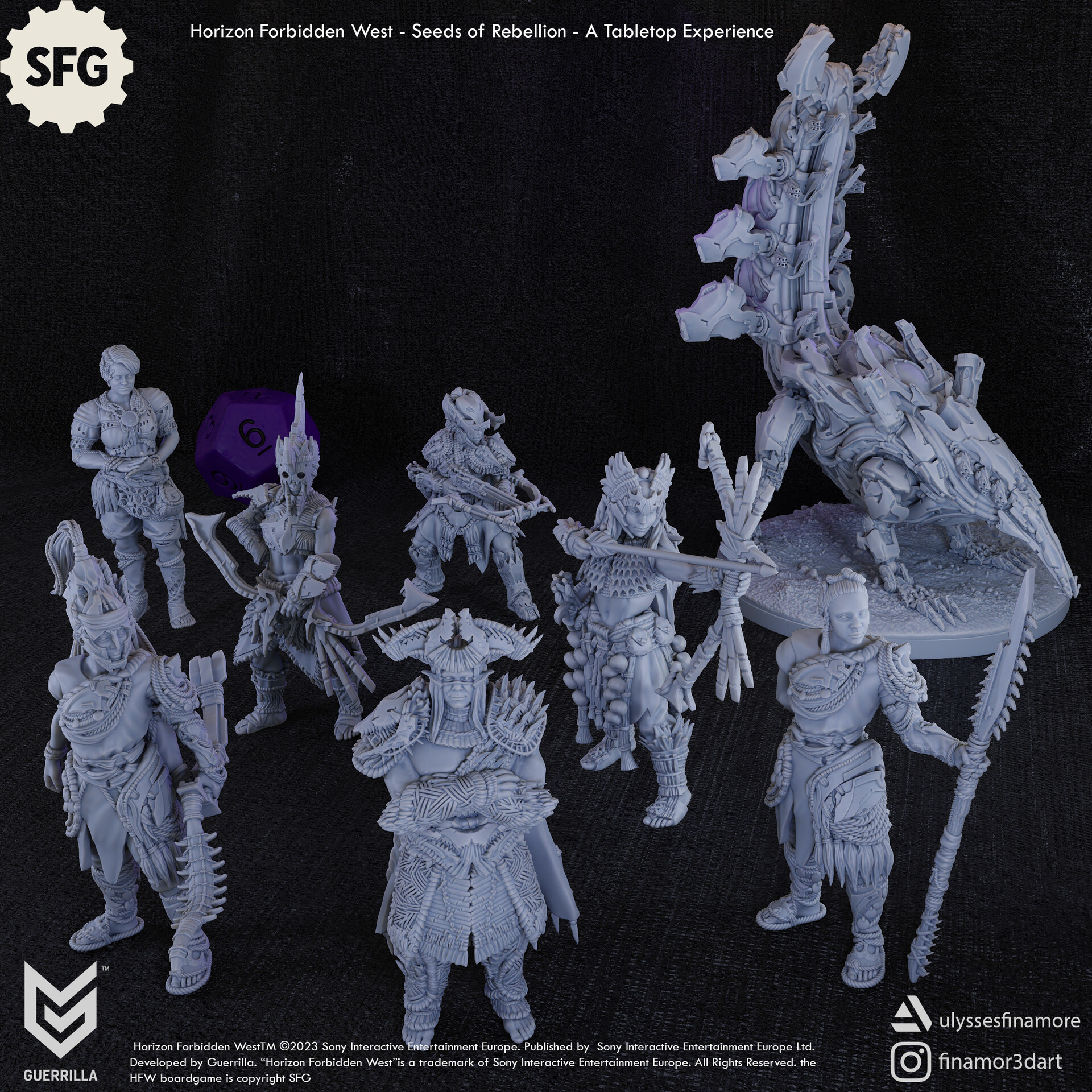 ArtStation - Horizon - Forbidden West - TableTop Experience