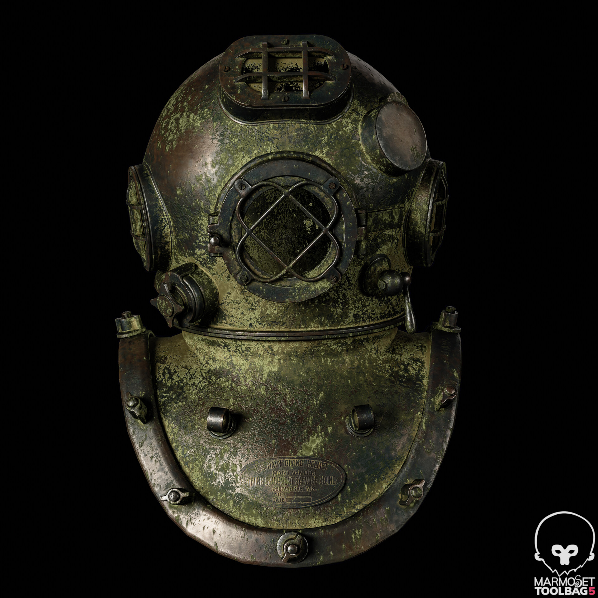 ArtStation - Mark V Diving Helmet