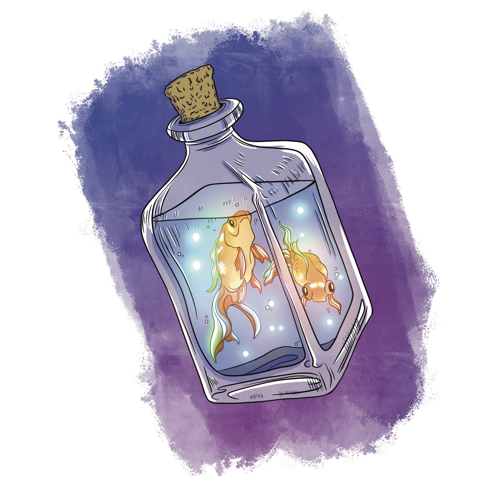 ArtStation - Jar of Fish