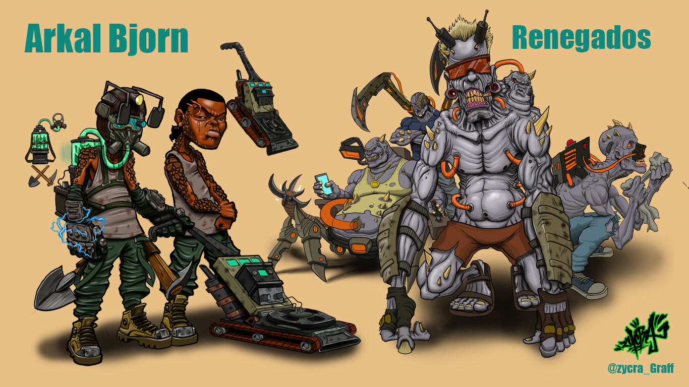 ArtStation - ¡¡ Art concept ARKAL and RENEGADES