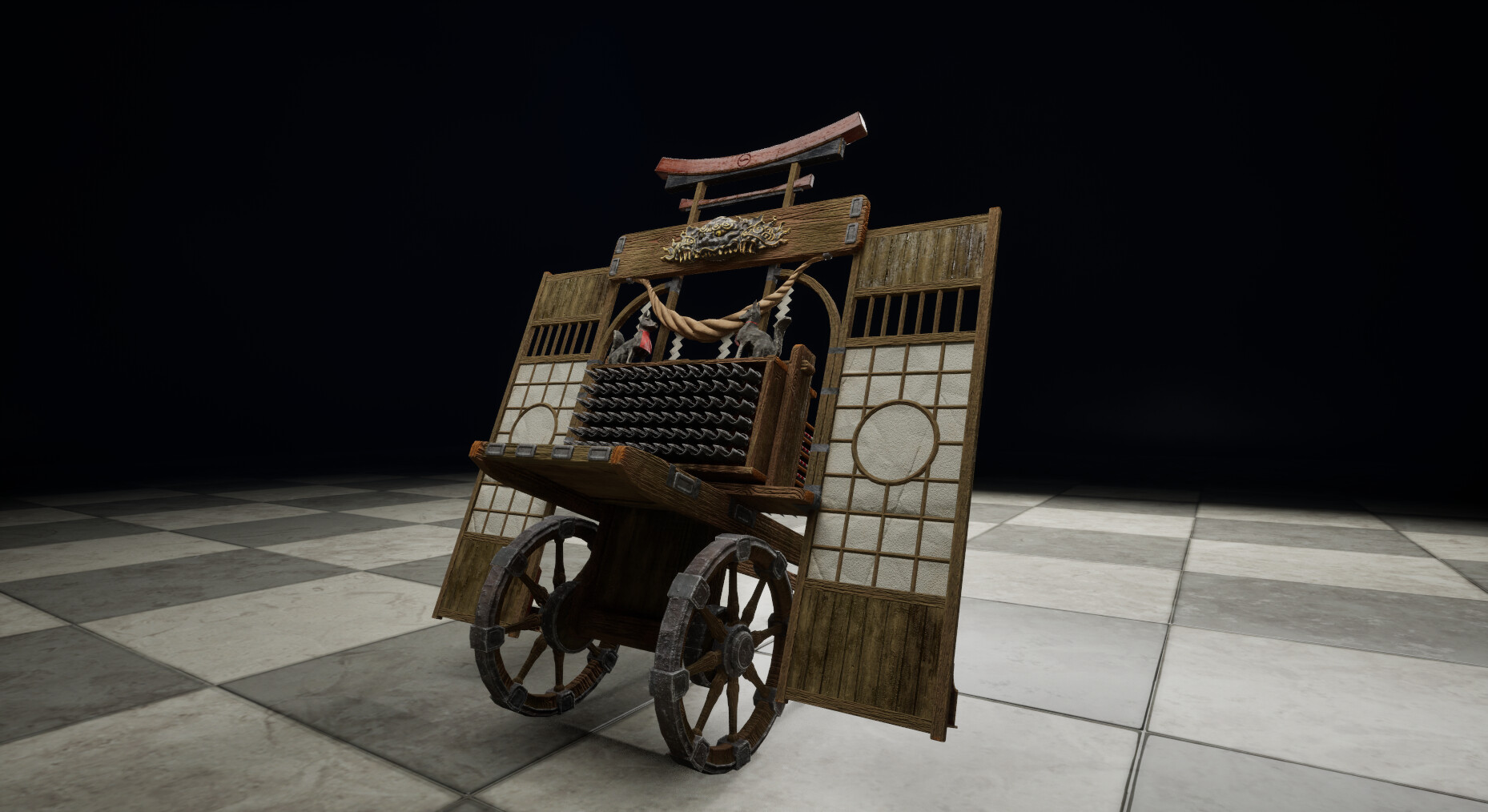 ArtStation - Total War Warhammer 3 Nippon Hwacha - Fan Mod