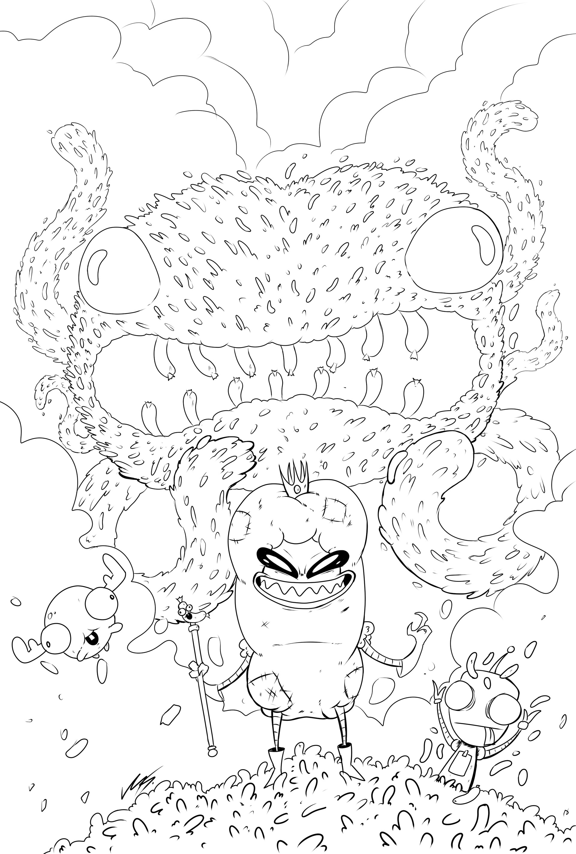 Monkey-Sensei - Invader Zim The Sausage king