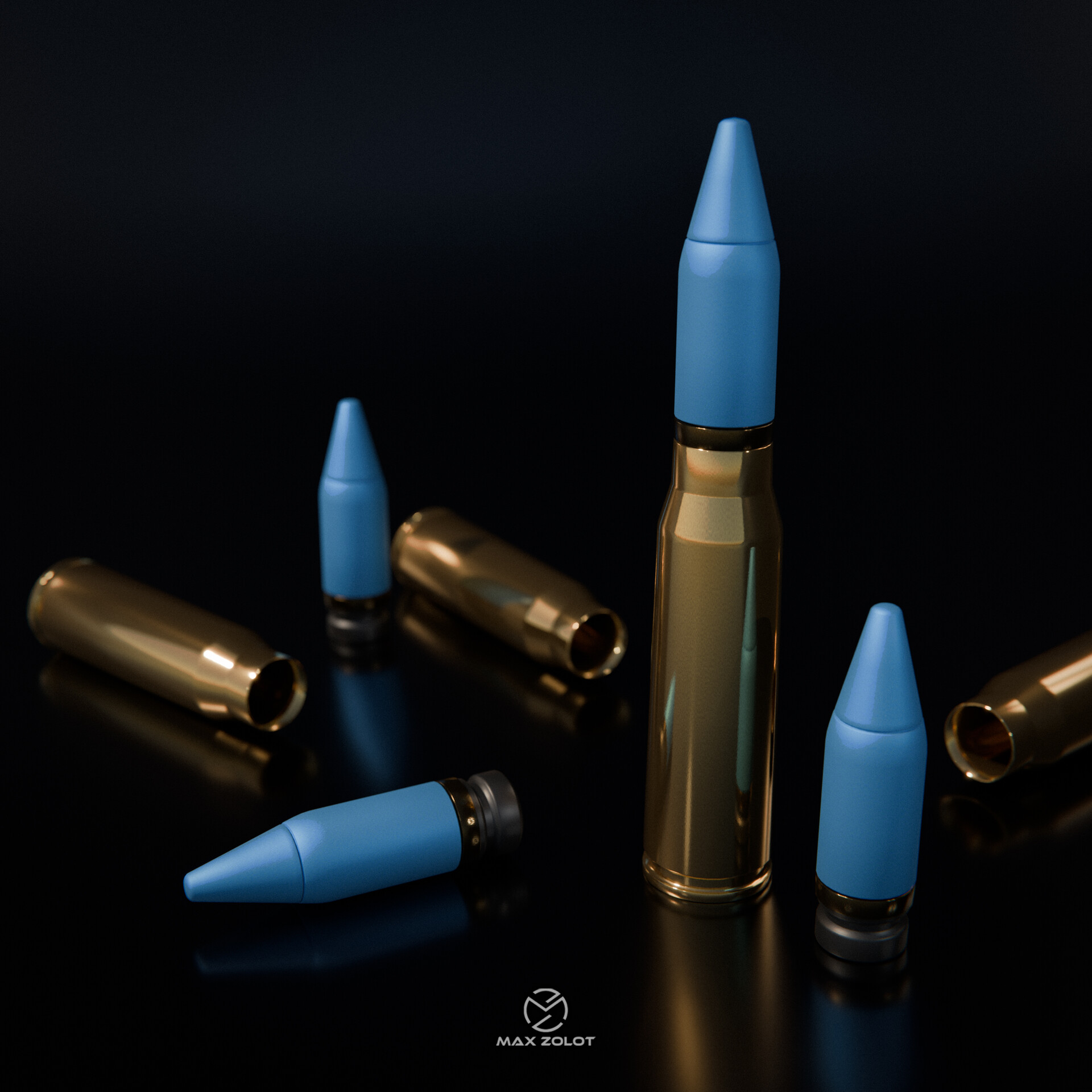 ArtStation - 20mm vulcan round