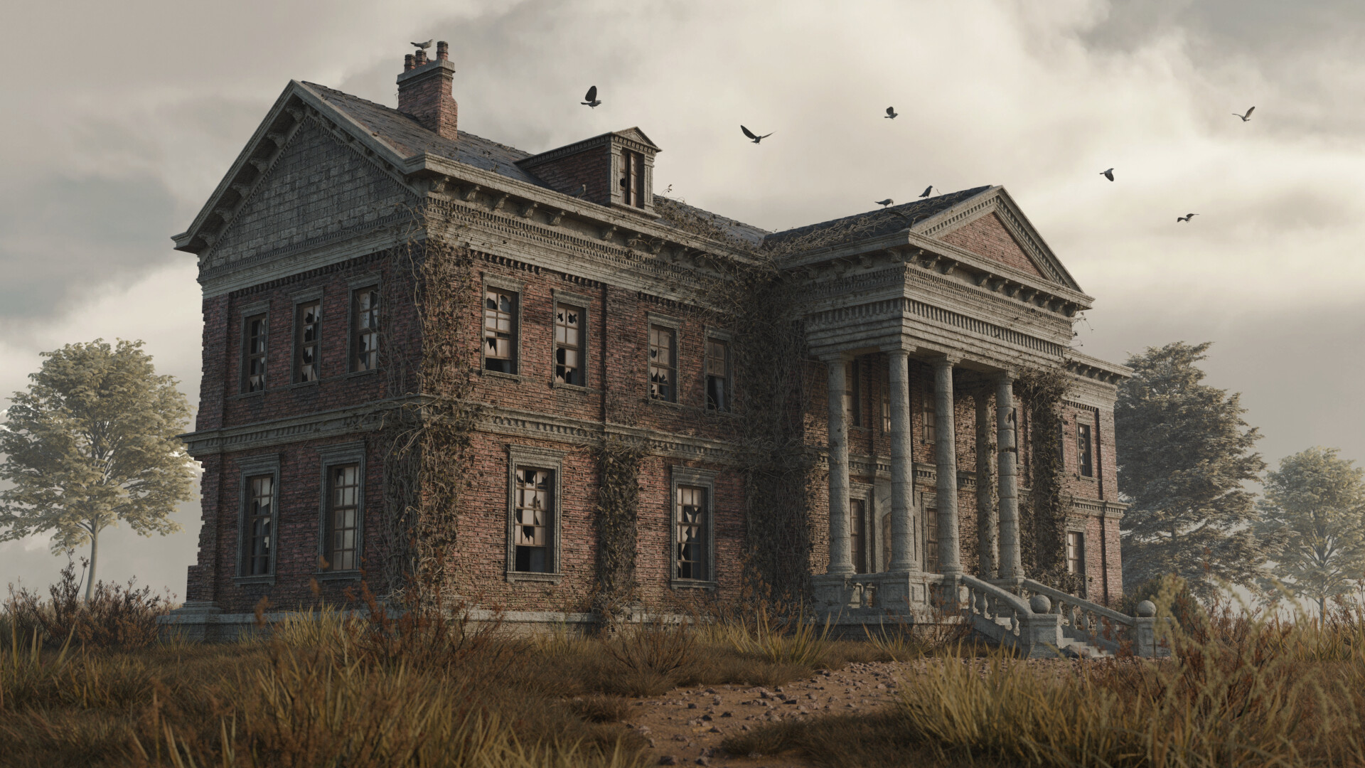 ArtStation - Abandoned Mansion