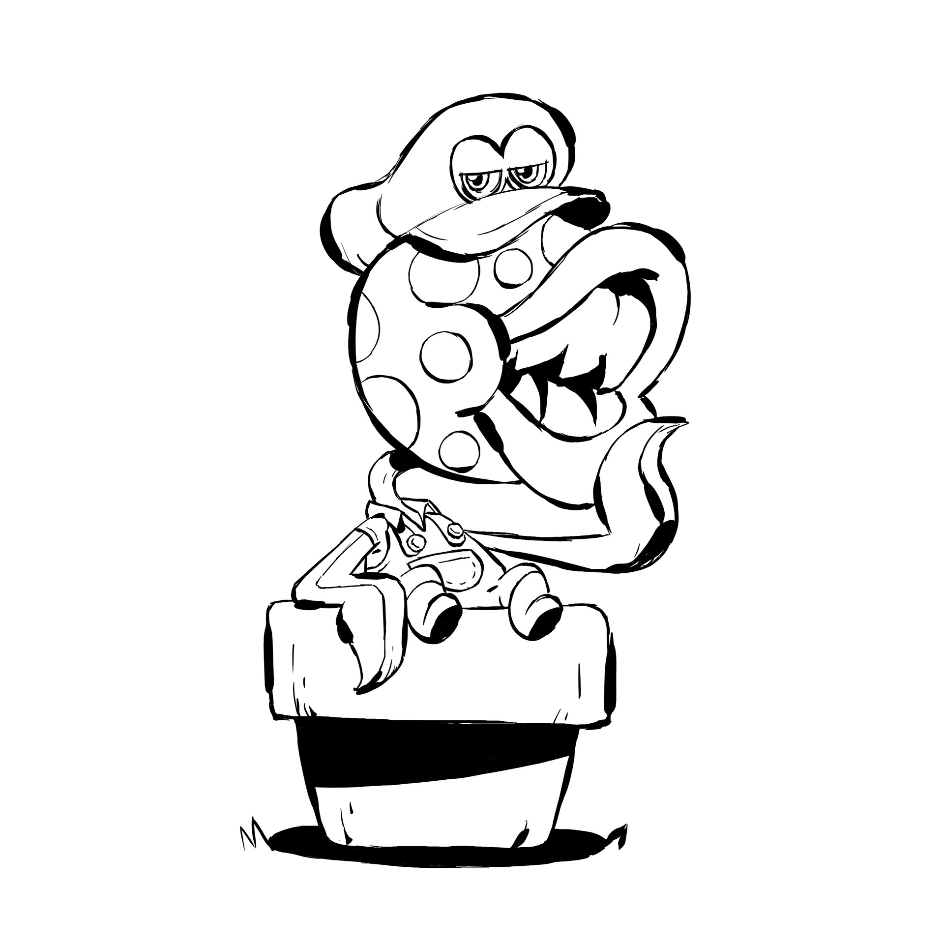 coloring pages mario kart