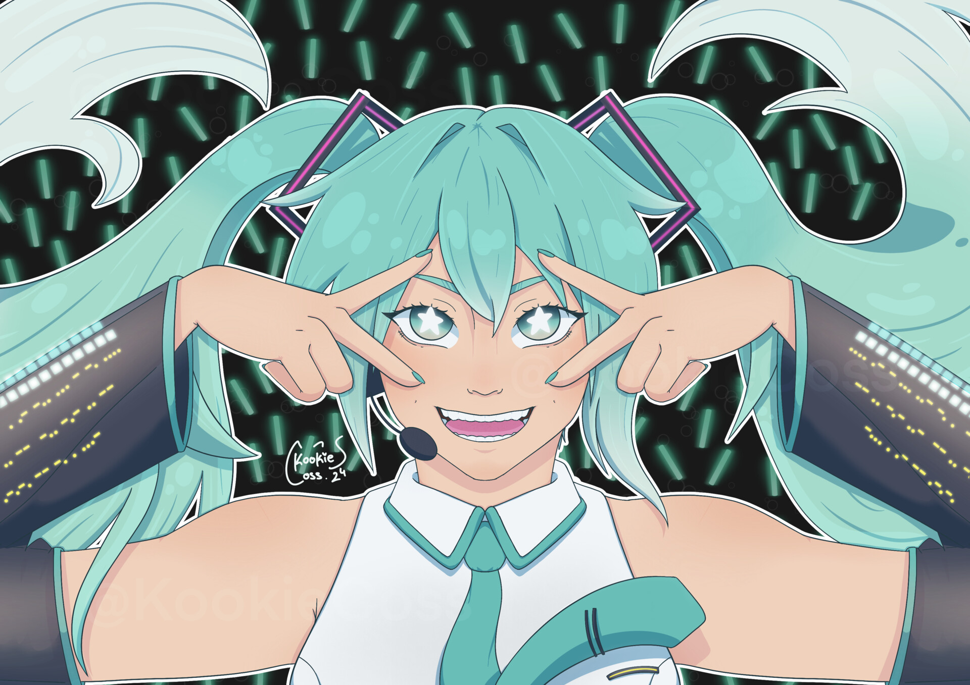 ArtStation - Miku Miku Beam Fanart