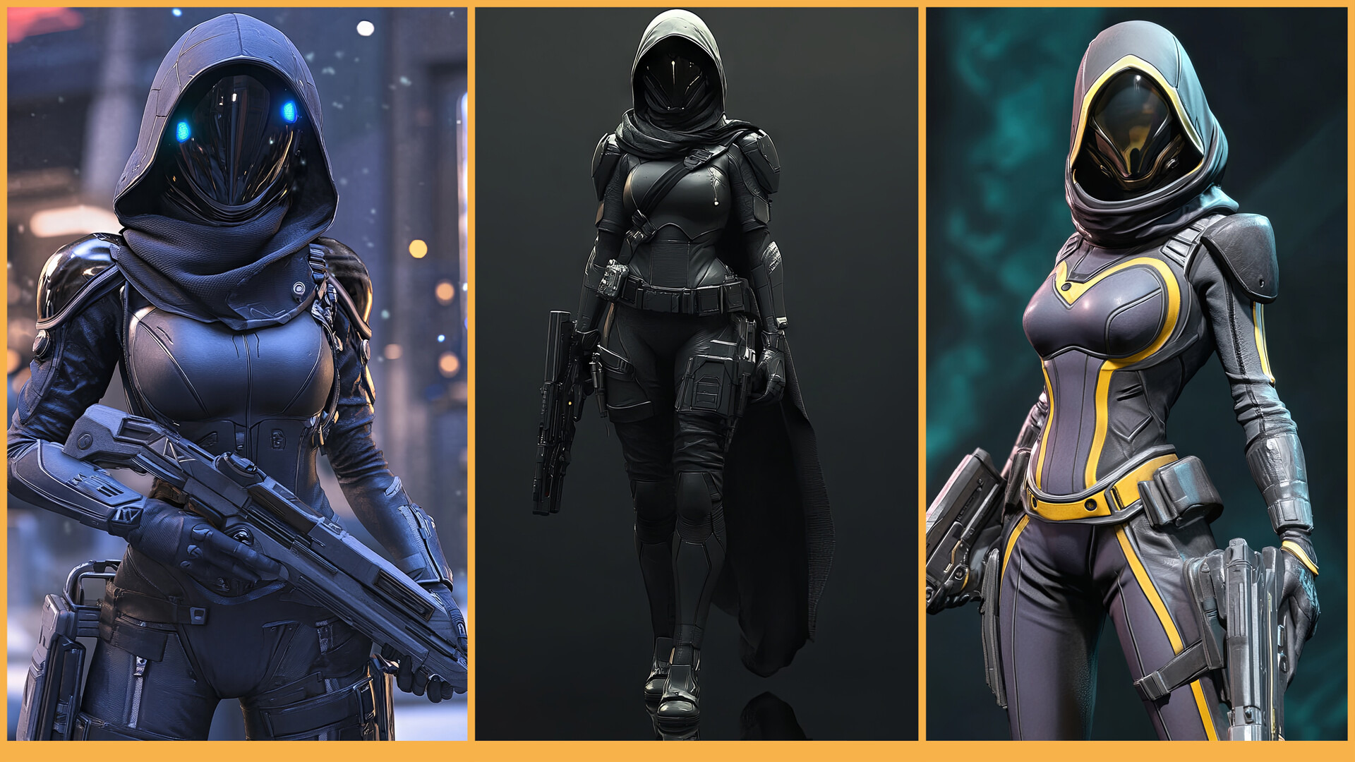 Artificial Dimension - 303 Stealthy Space Assassin Female