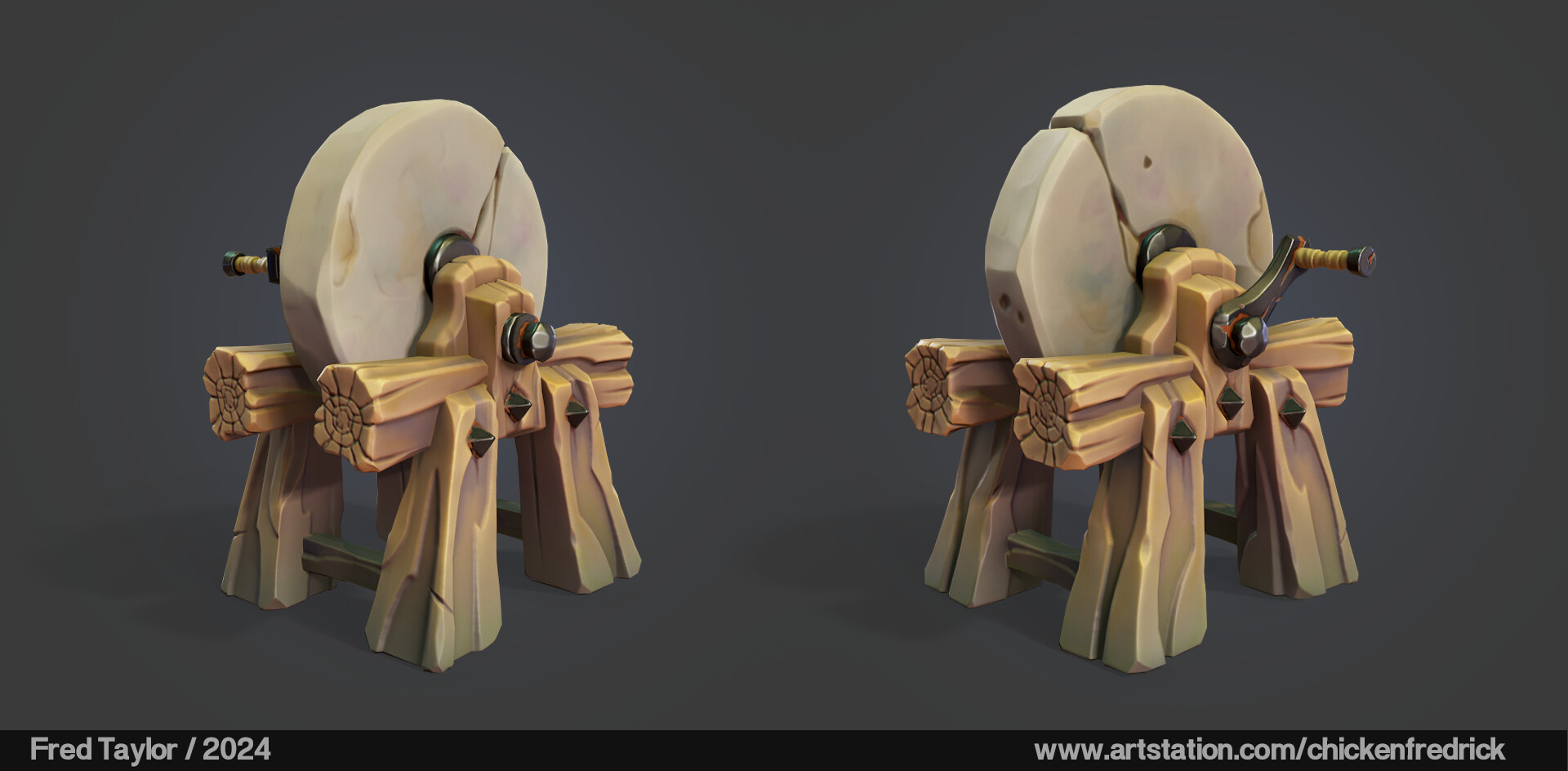 Fred Taylor - Stylized Whetstone