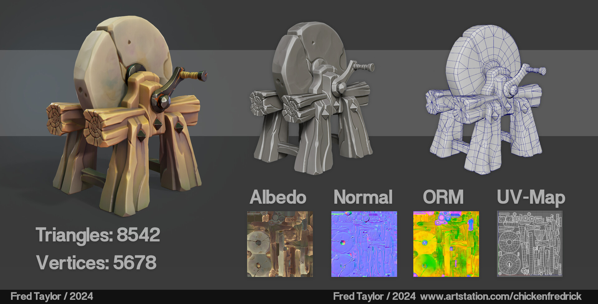 Fred Taylor - Stylized Whetstone