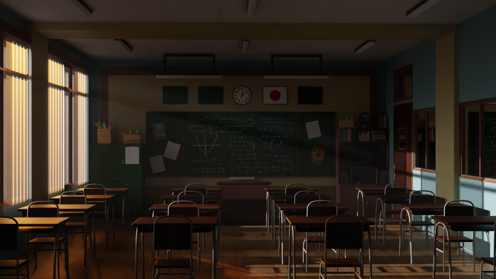 ArtStation - Japanese Classroom