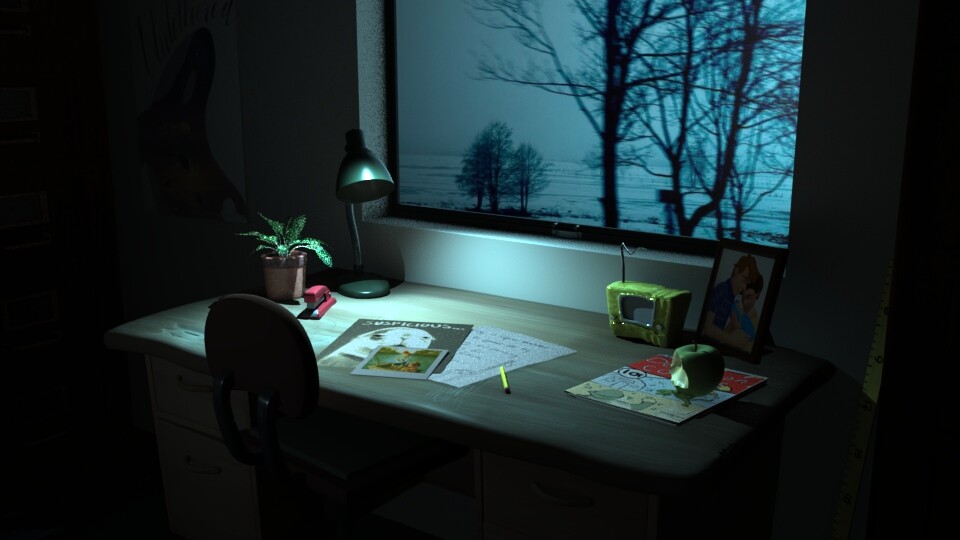 ArtStation - Lighting + Materials simple examples