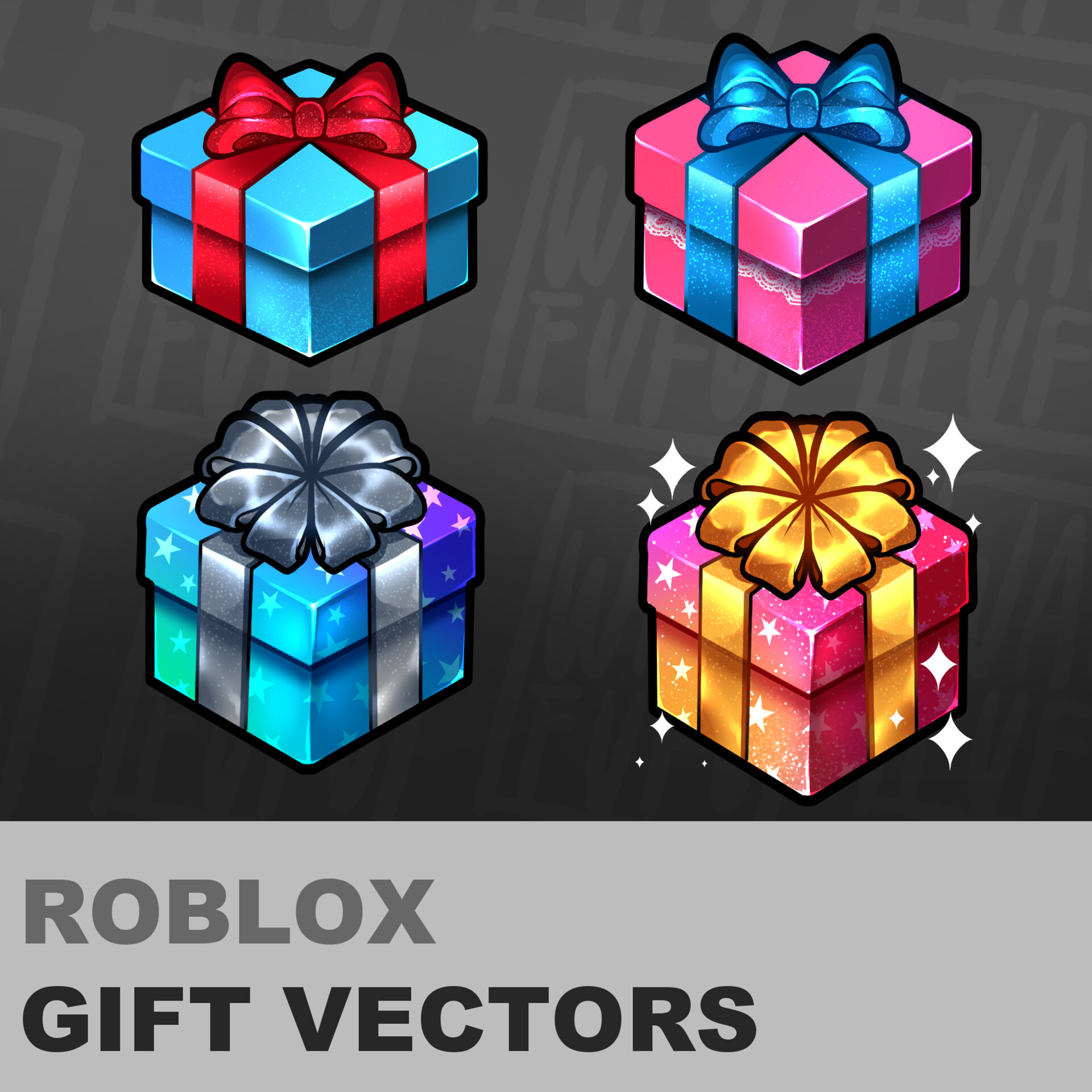 ArtStation - GIFT VECTORS / ROBLOX GAME