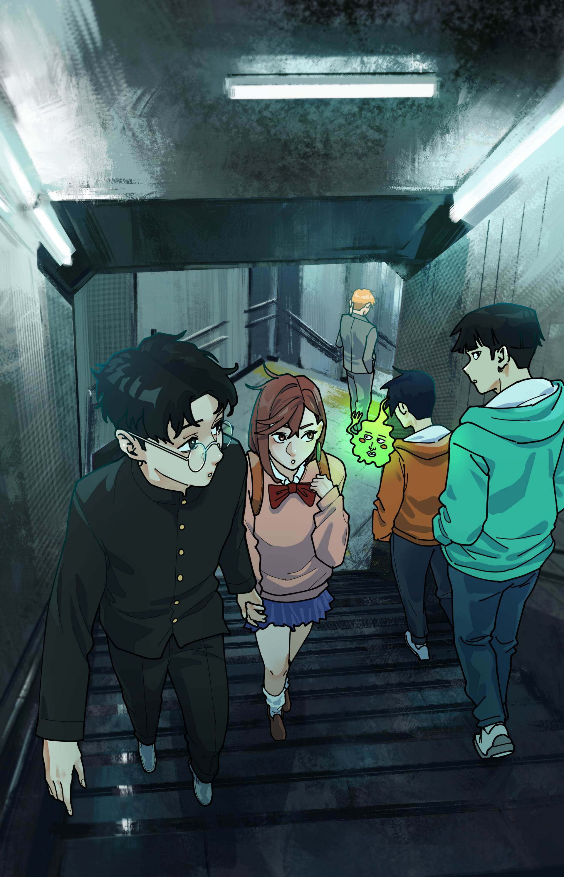 ArtStation - Dandadan x Mob Psycho 100