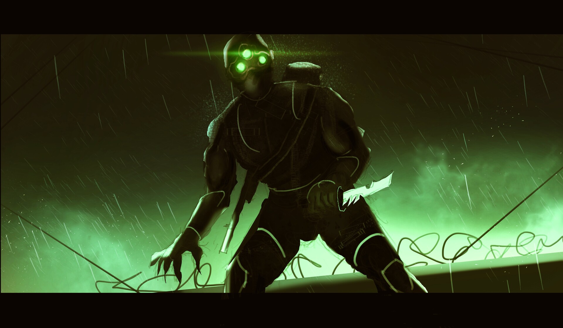ArtStation - Fisher splinter cell 40 min speedpaint