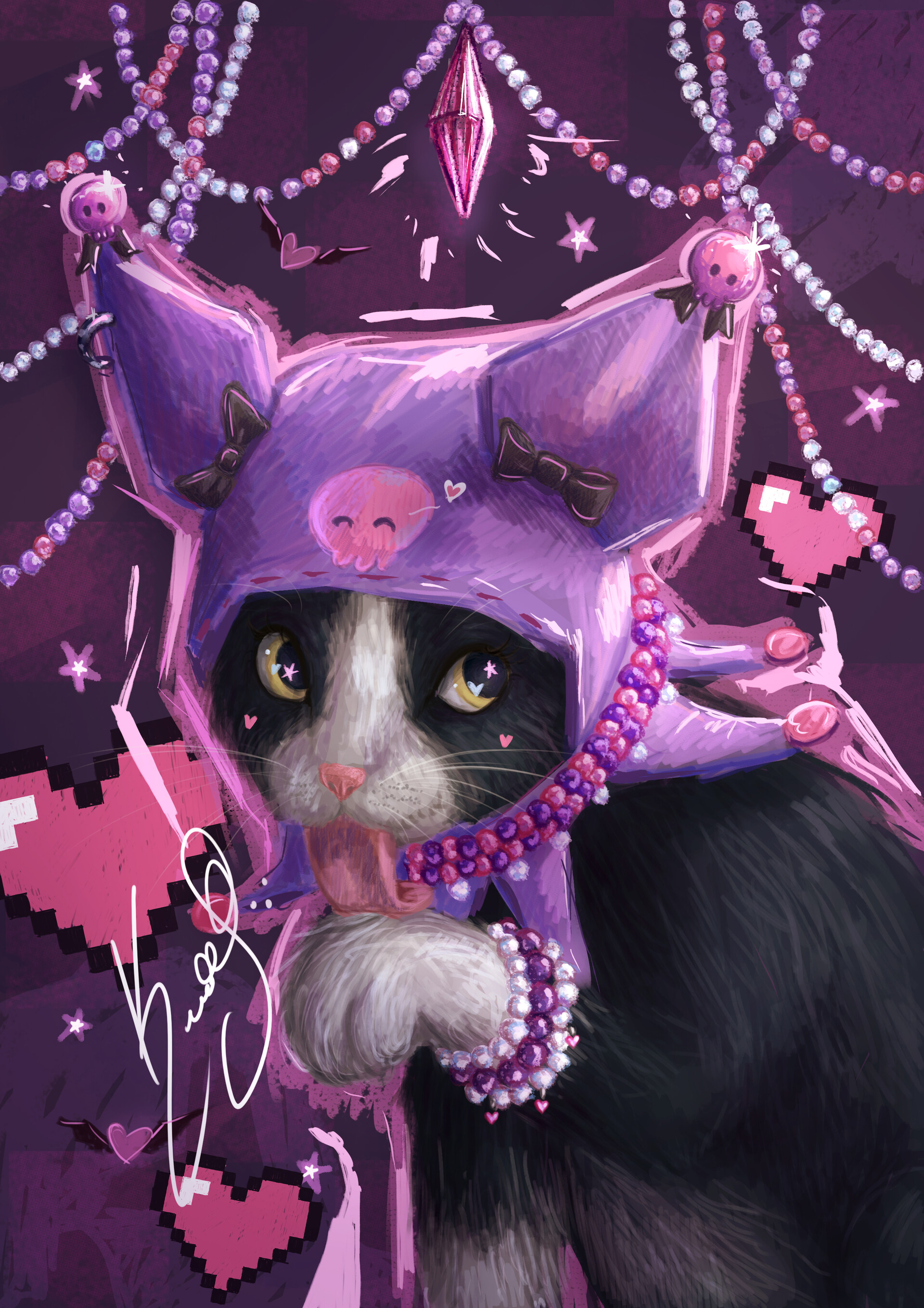 ArtStation - Kuromi Cat