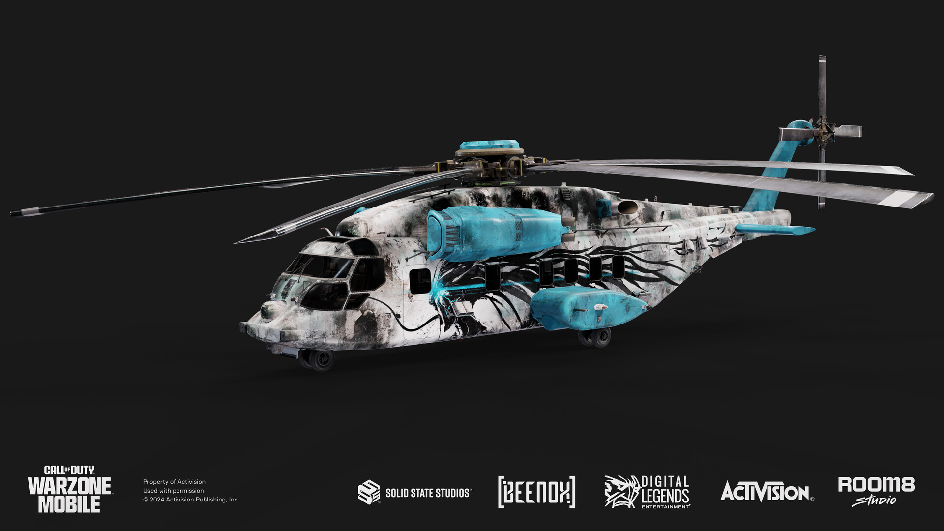 Room 8 Studio - Portfolio - MH-53 Pave Low (Call of Duty: Warzone Mobile)