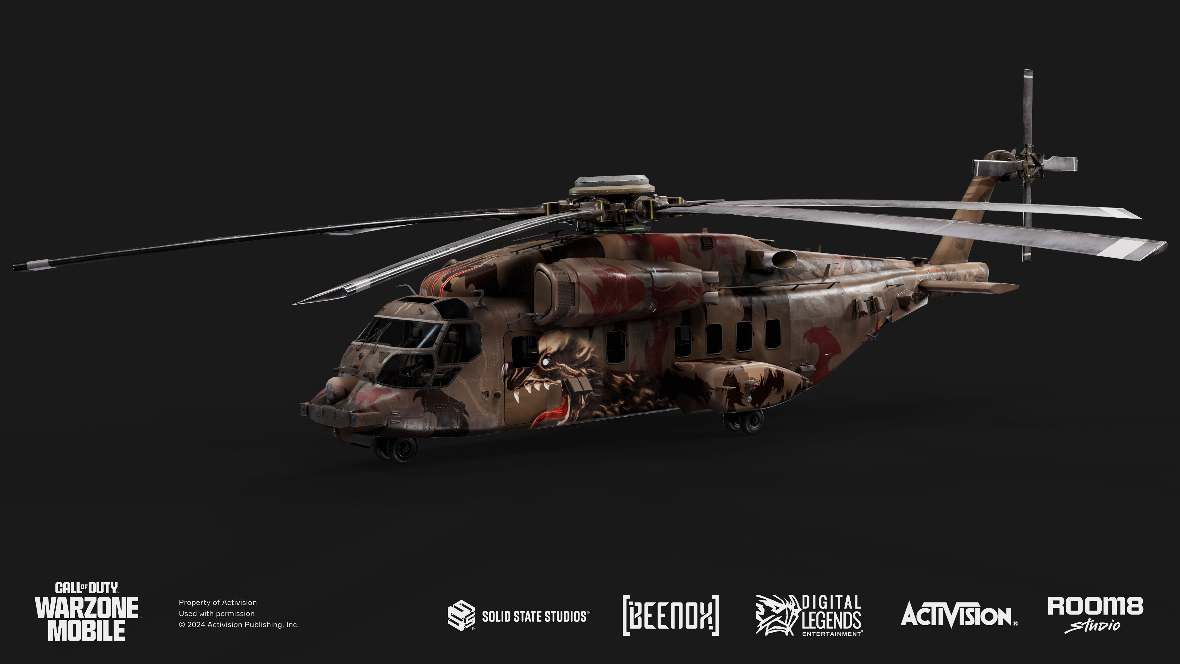 Room 8 Studio - Portfolio - MH-53 Pave Low (Call of Duty: Warzone Mobile)