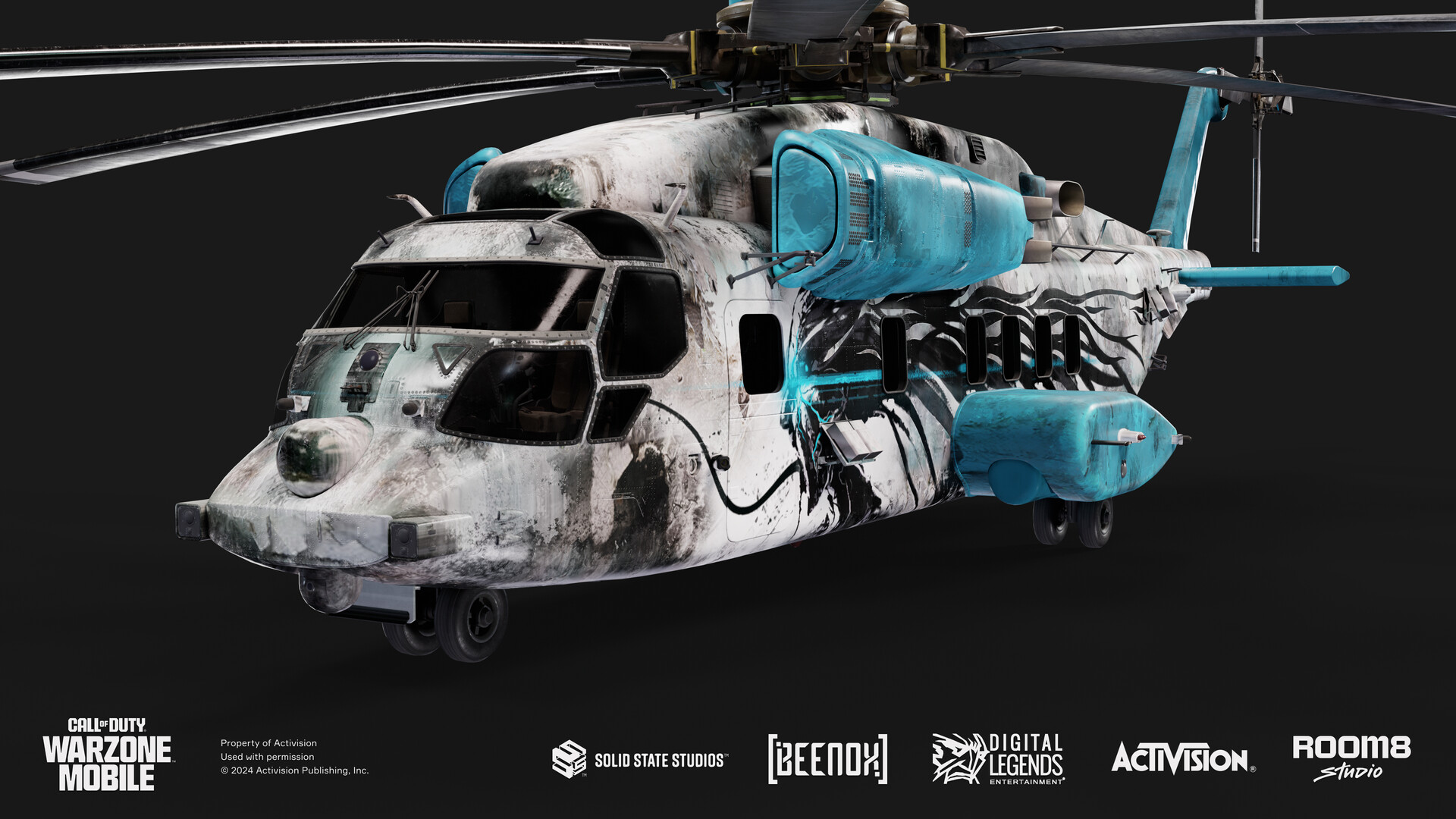 Room 8 Studio - Portfolio - MH-53 Pave Low (Call of Duty: Warzone Mobile)