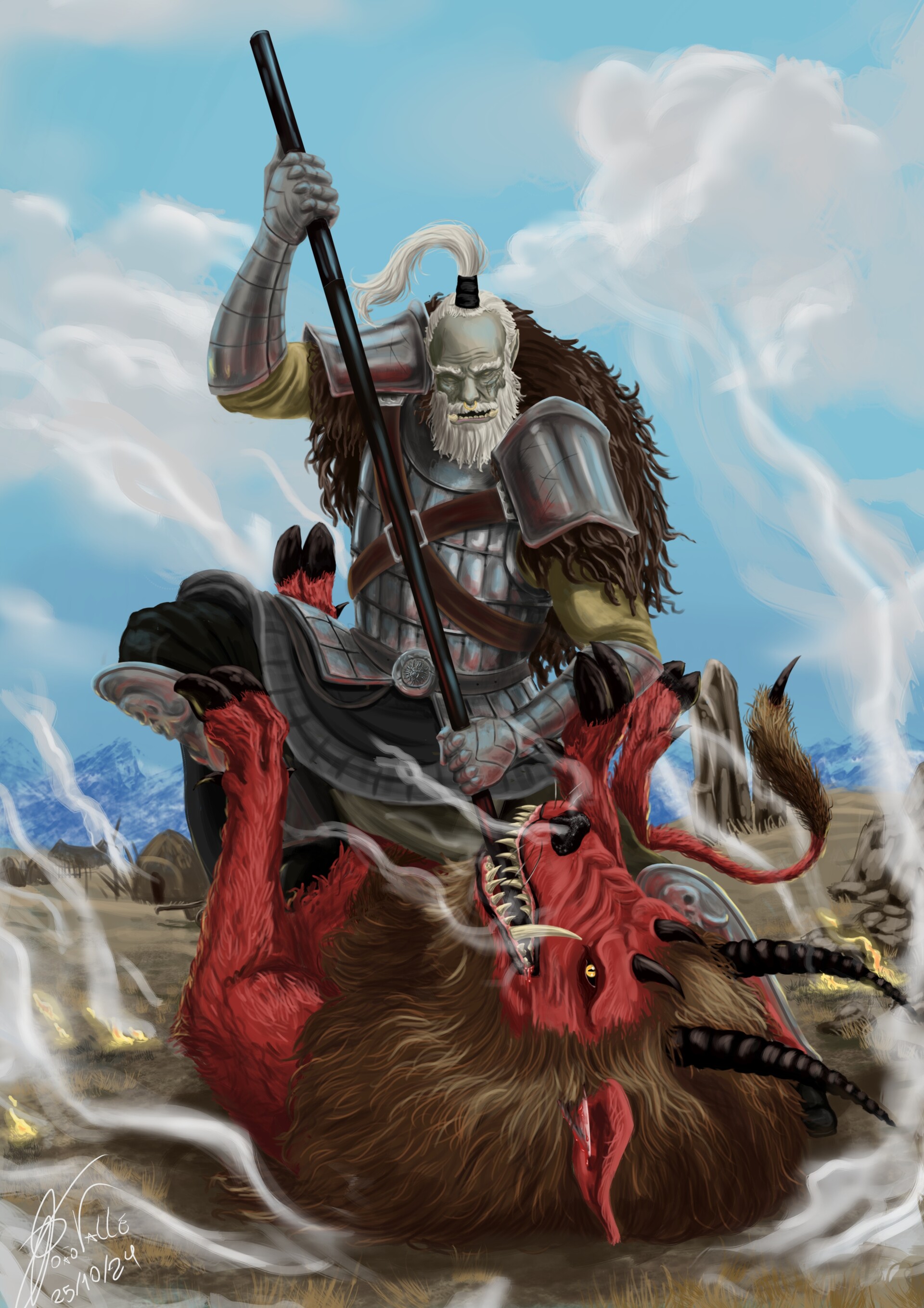 ArtStation - Chimera slayer