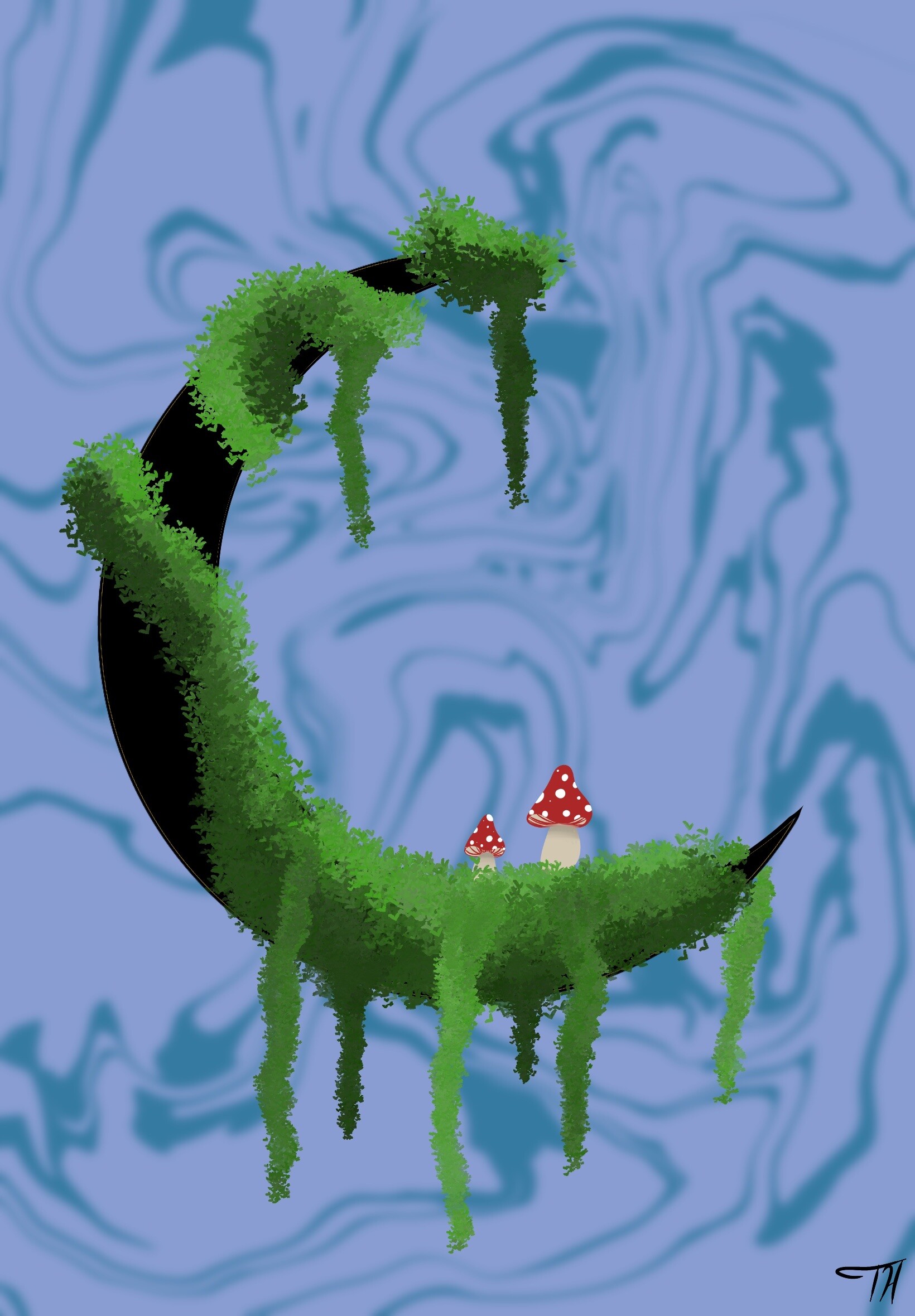 ArtStation - Mossy Moon