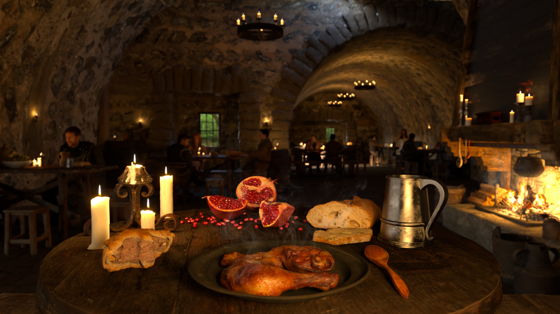 ArtStation - Medieval inn