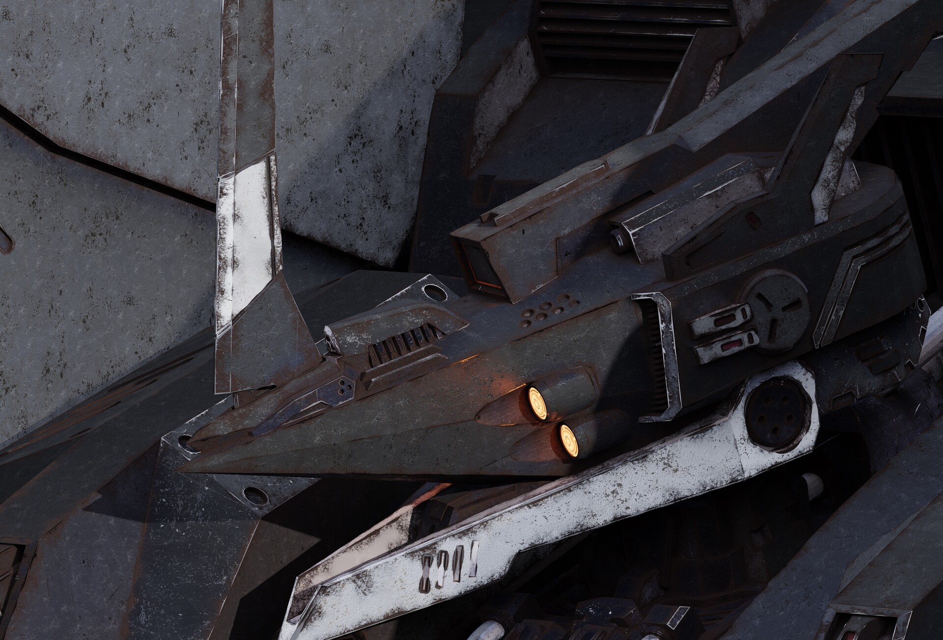 ArtStation - Full armored original mech No.1