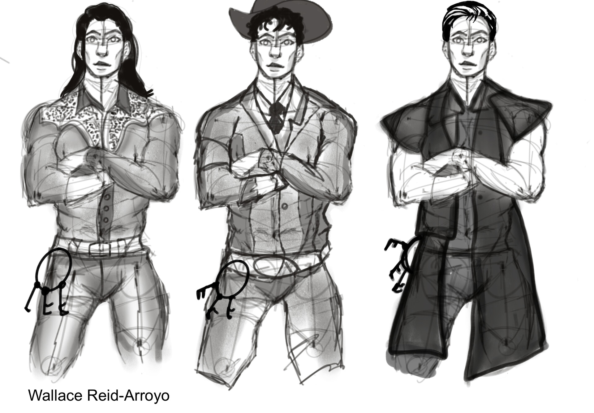 ArtStation - Ghost Moon High Noon Character Concept