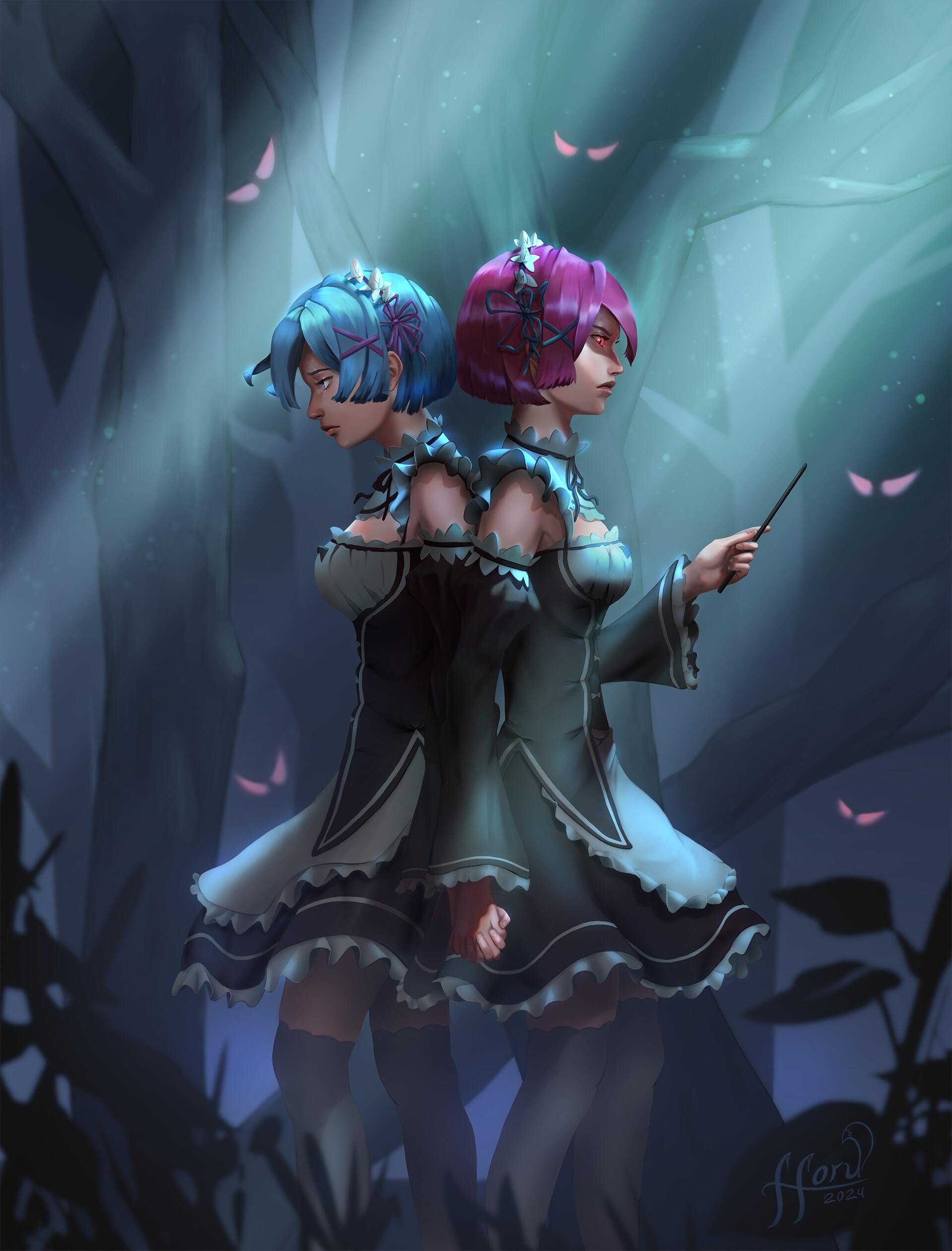 ArtStation - Rem & Ram