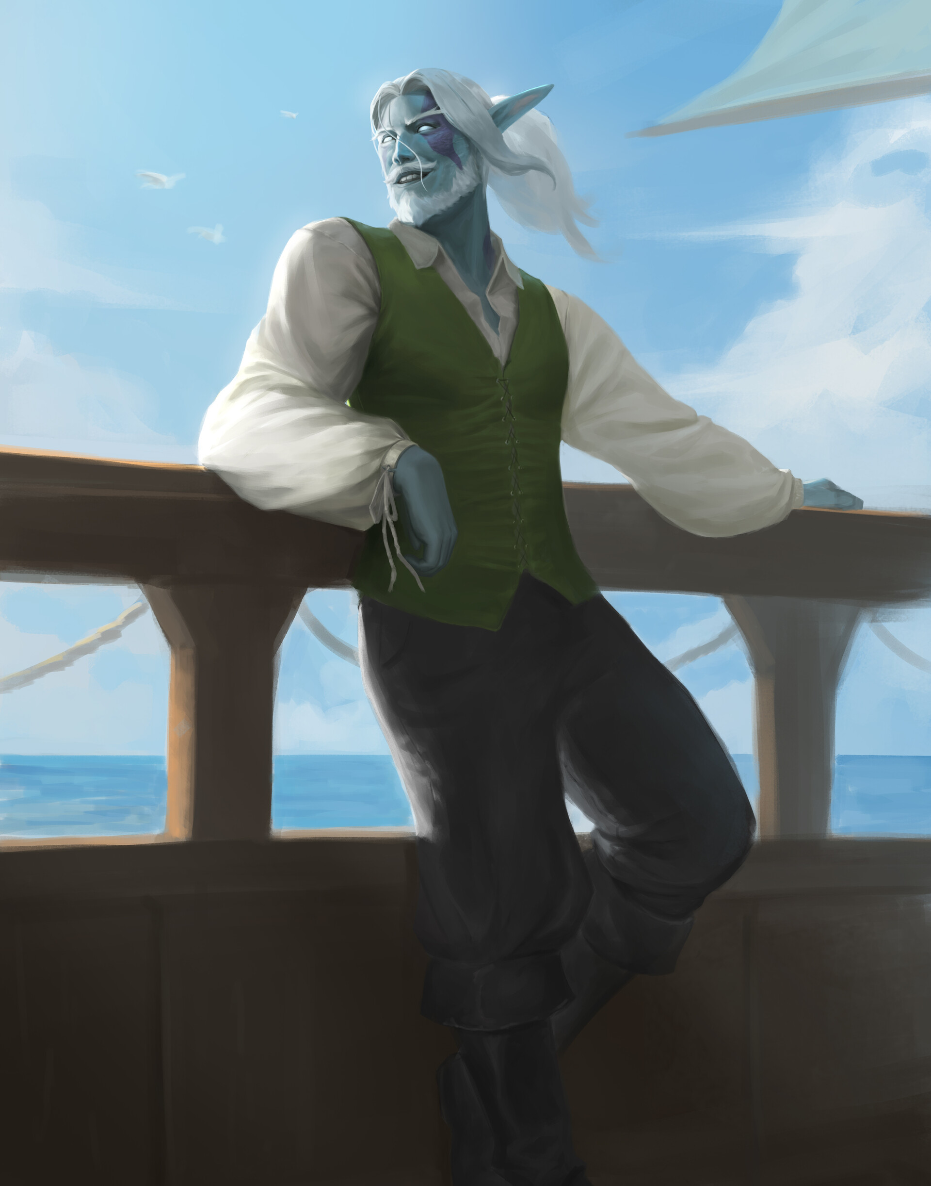 ArtStation - Elf Sailor