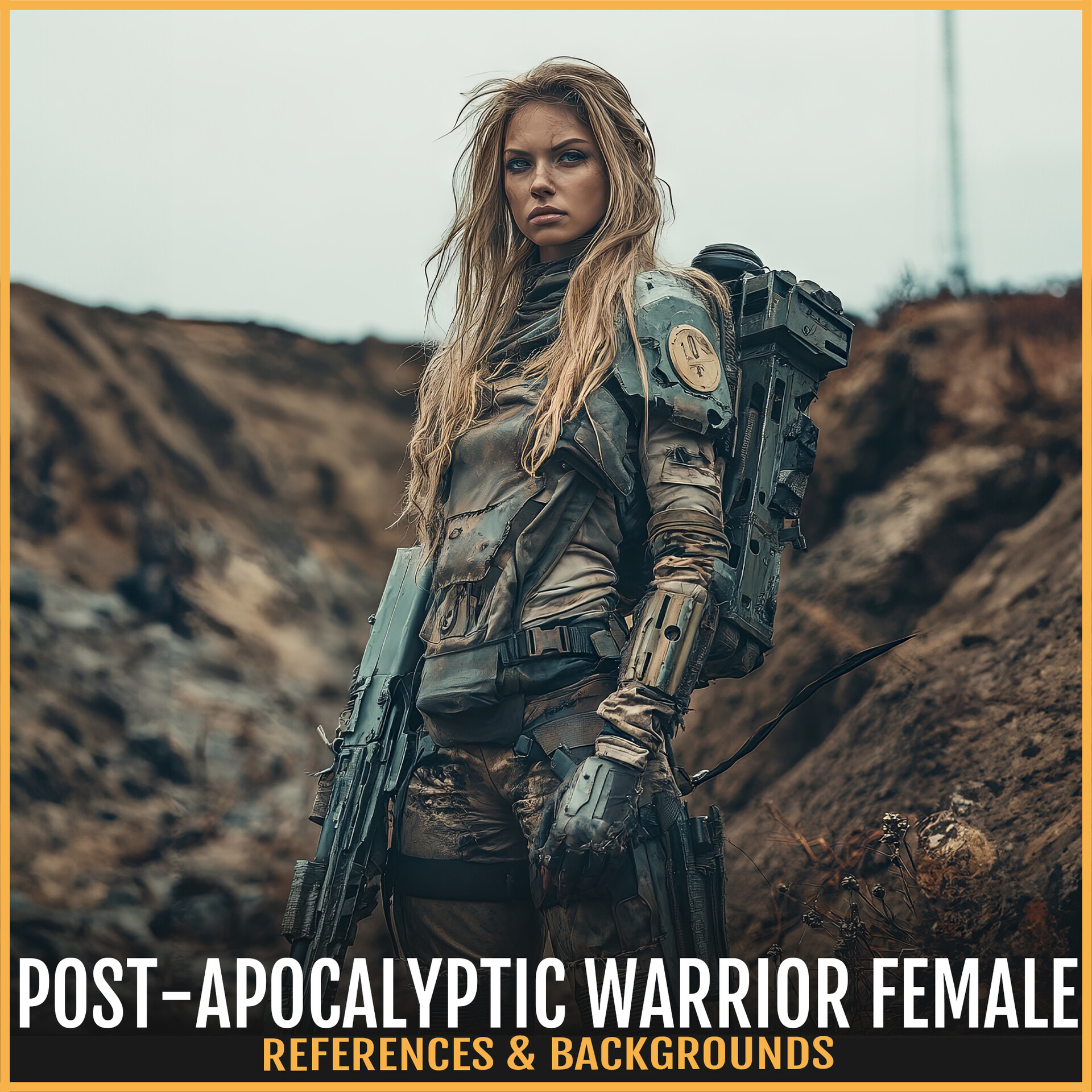 ArtStation - 303 Post-Apocalyptic Wasteland Warrior Female