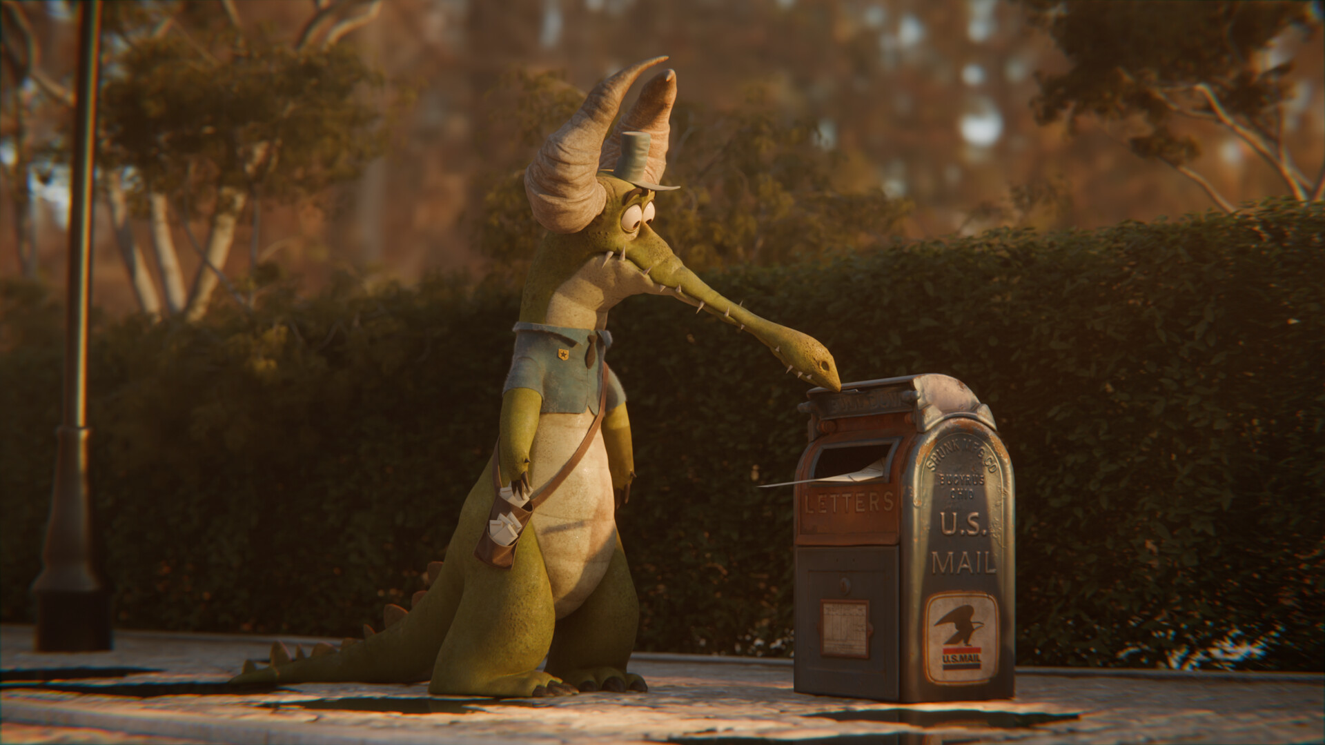 ArtStation - Postman Crocodile