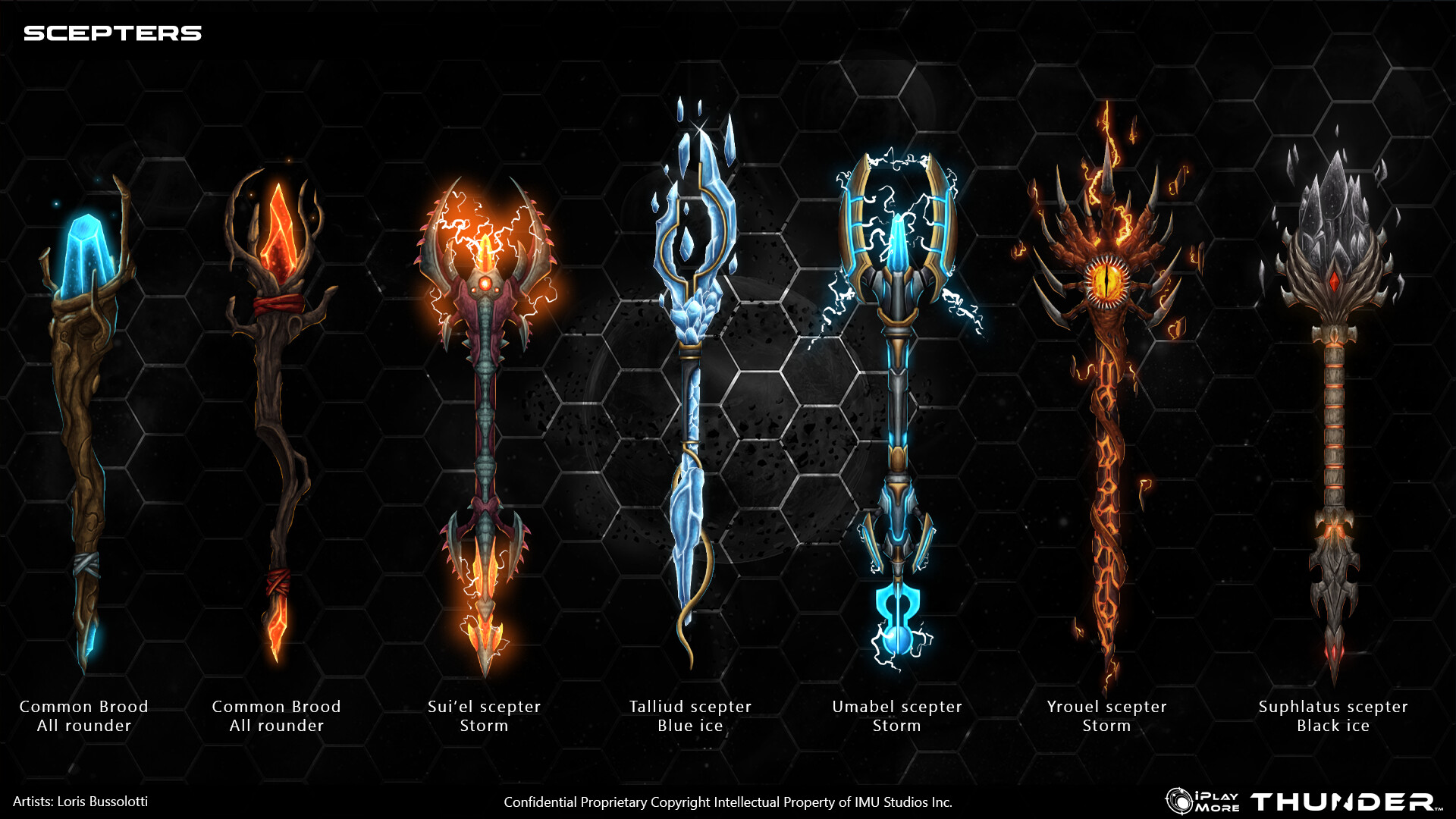 Loris Bussolotti - THUNDER© - Scepters first batch