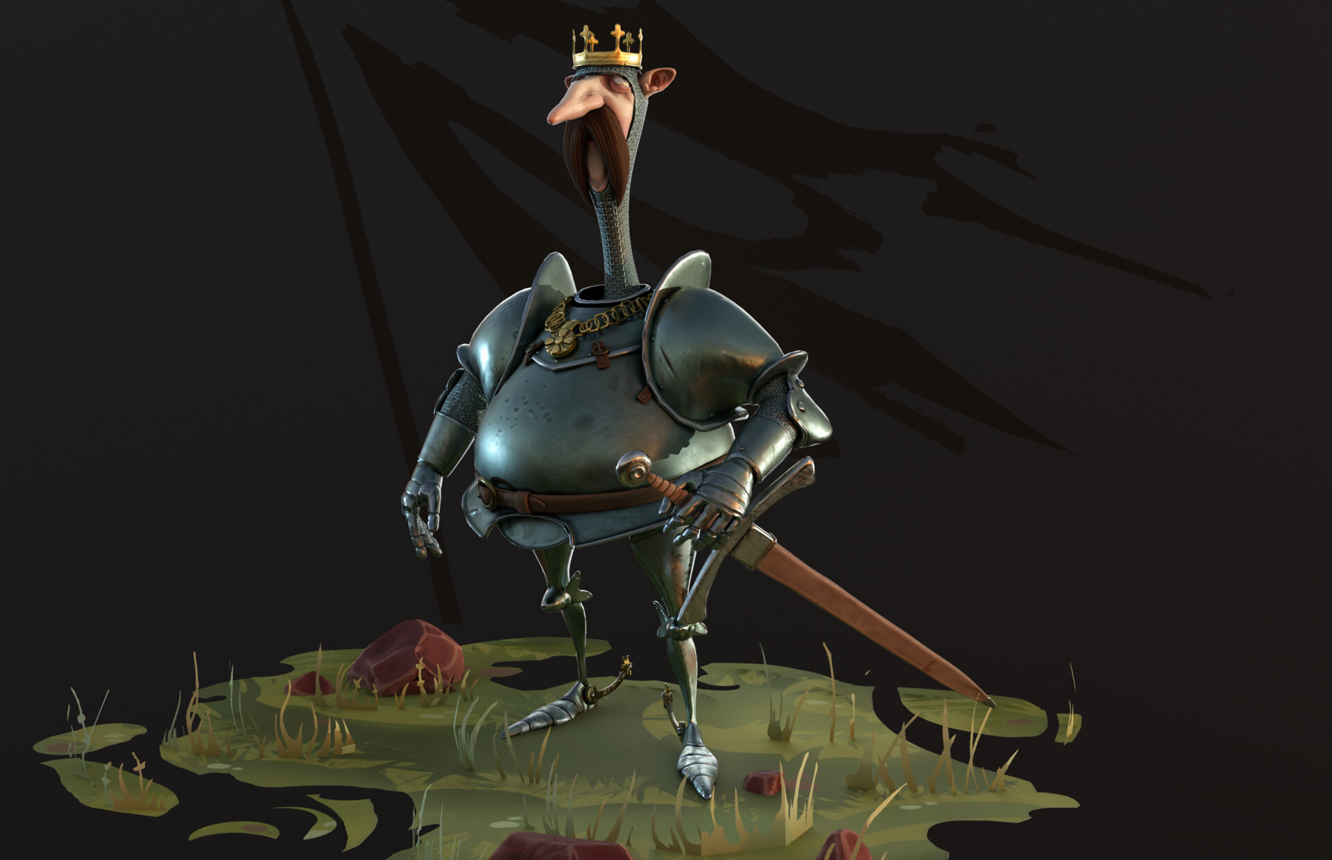 ArtStation - Gloomy Knight