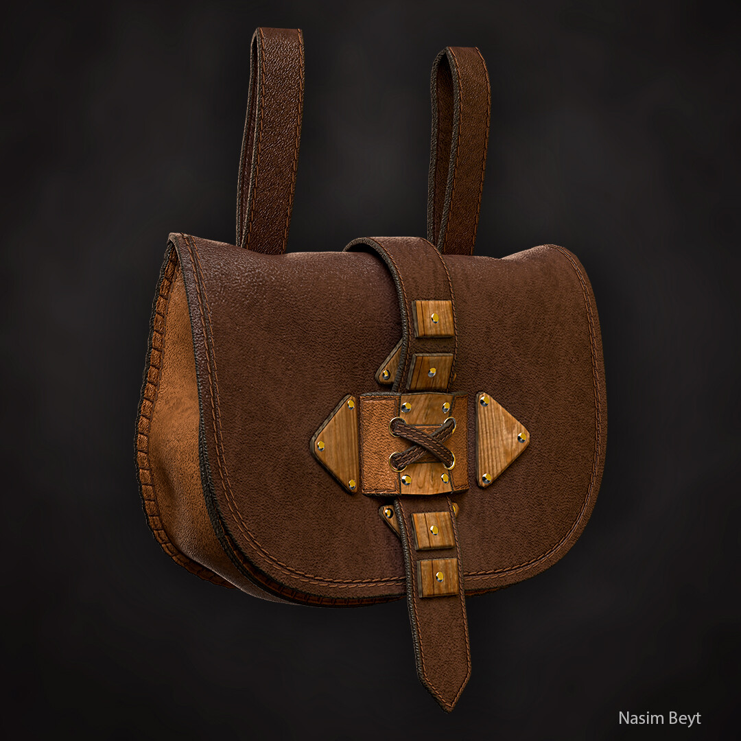 ArtStation - 5 Medieval Bags (VOL.01). Marvelous Designer/Clo3D project ...