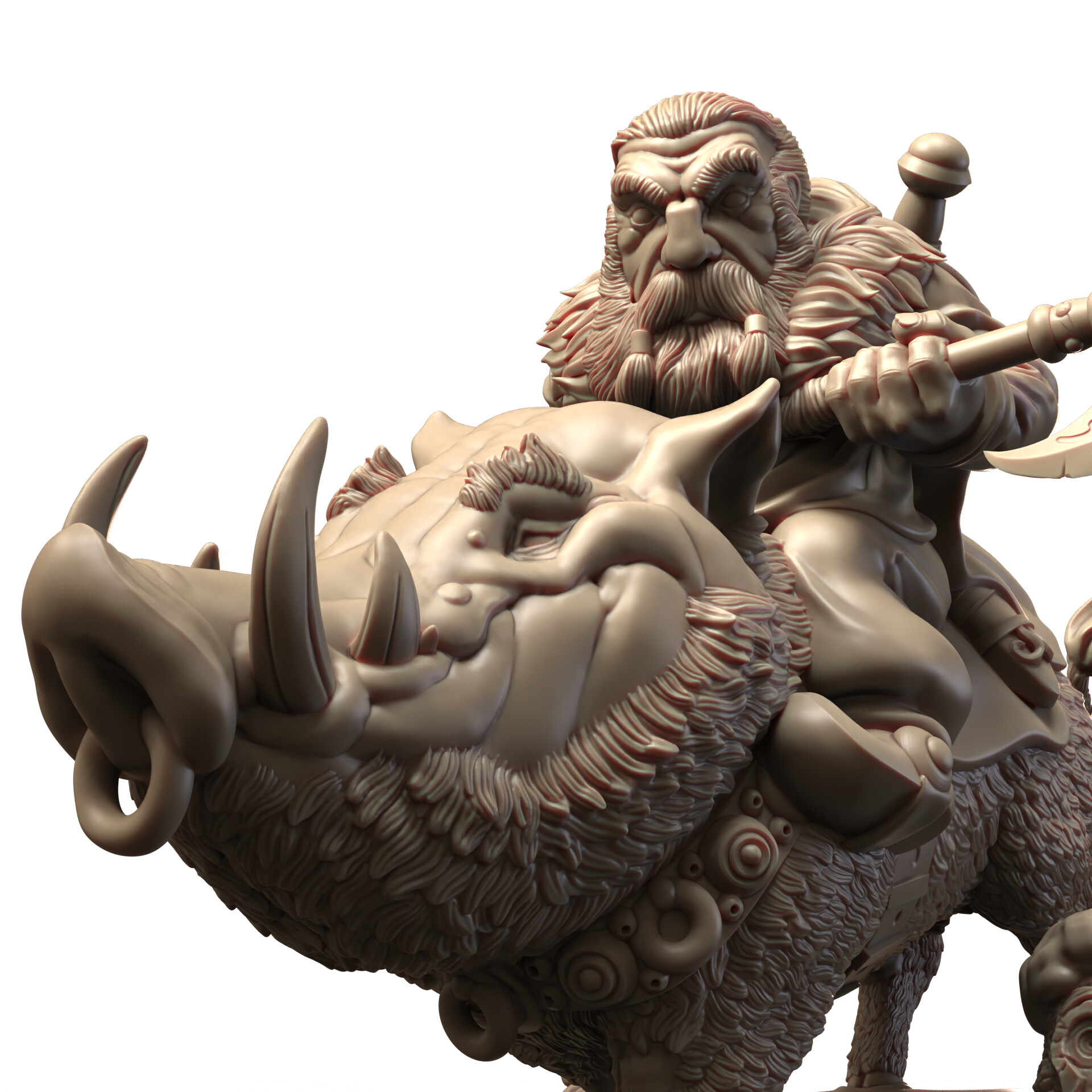 ArtStation - The Boar Rider