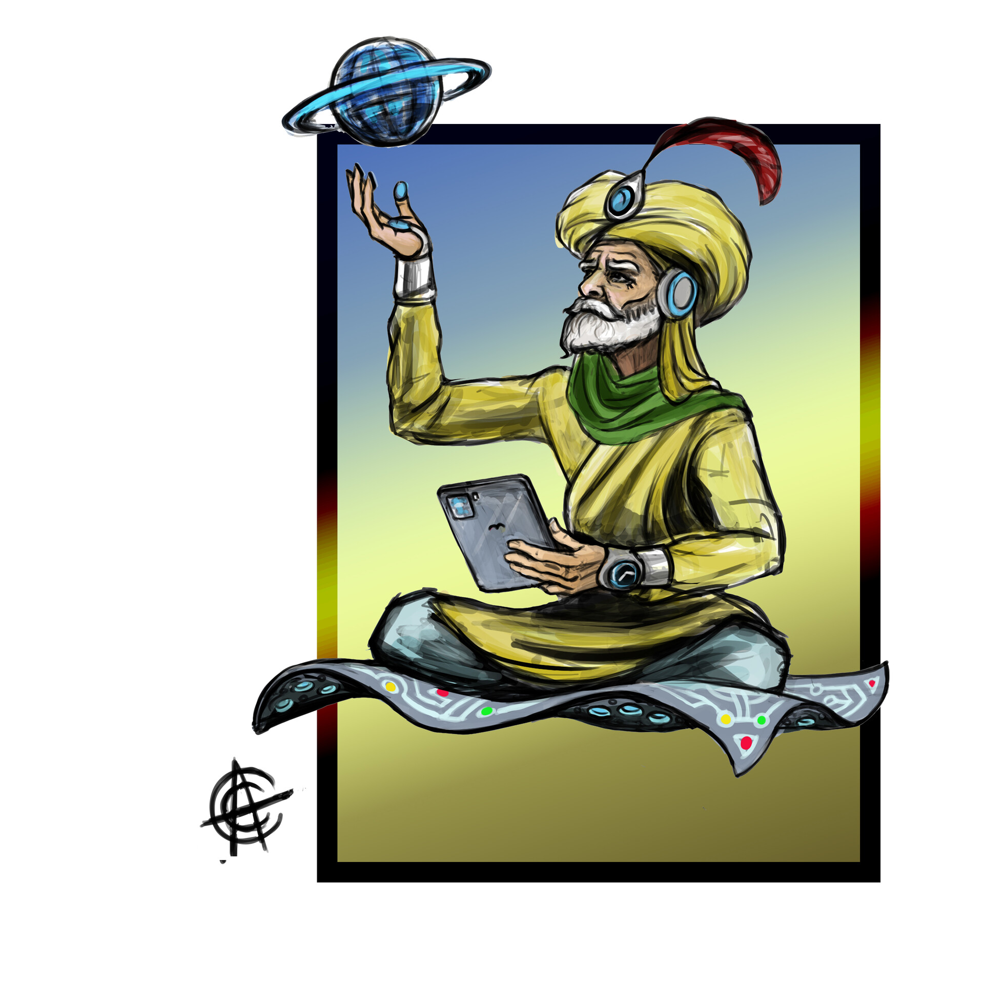 ArtStation - Arabic scientist