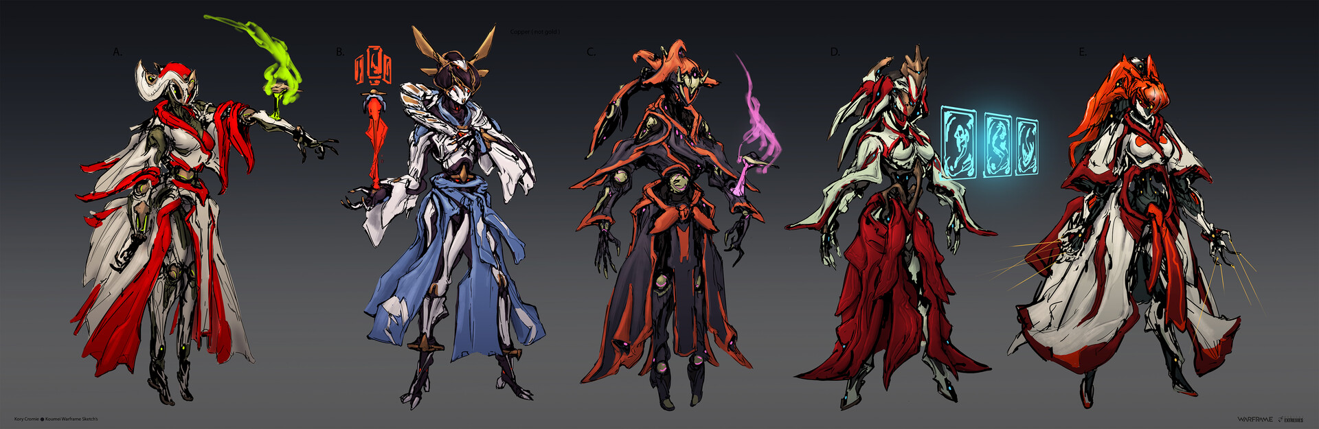 Kory Cromie - Warframe - Koumei Character Concept