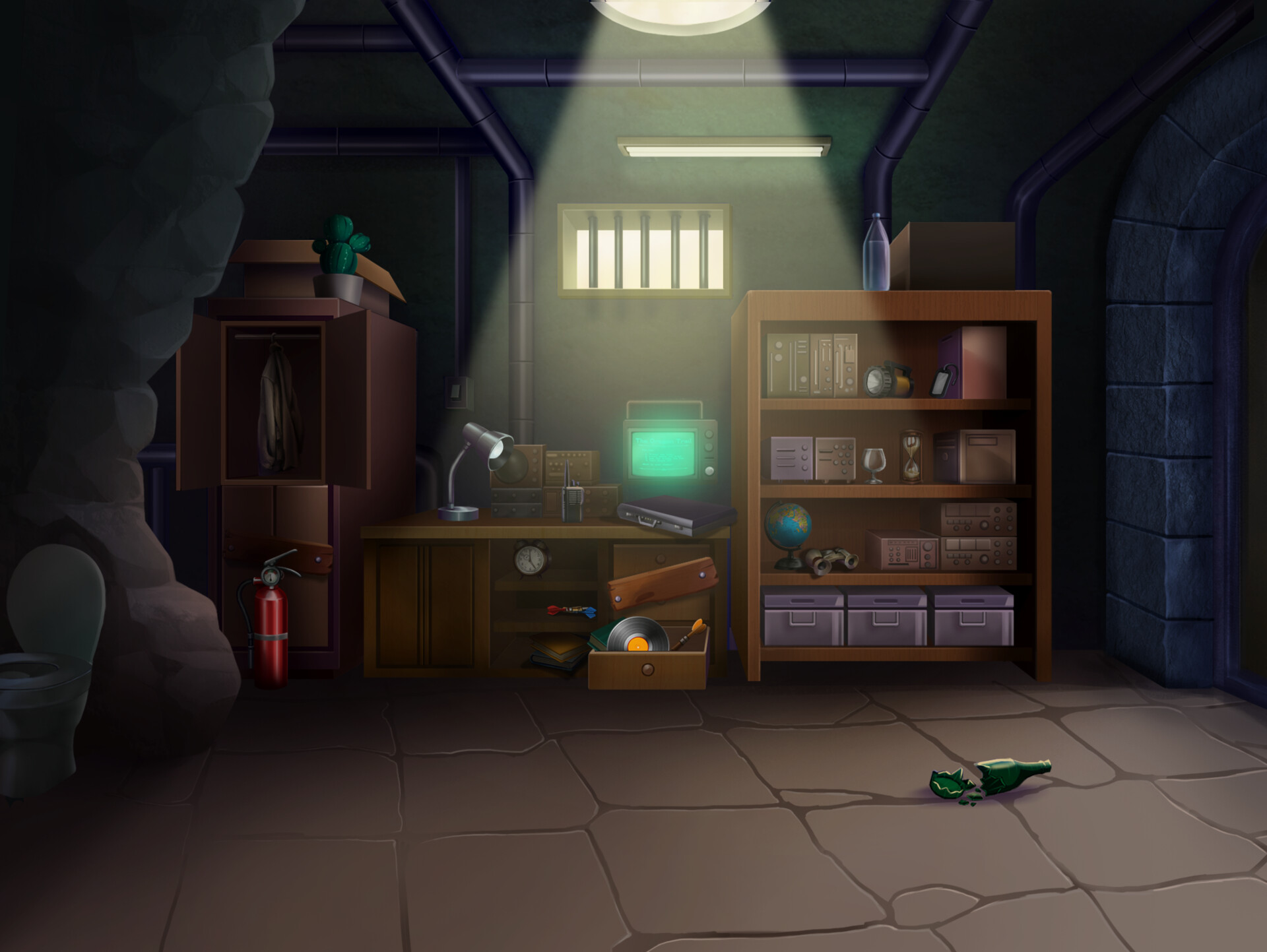 ArtStation - Bunker Cell