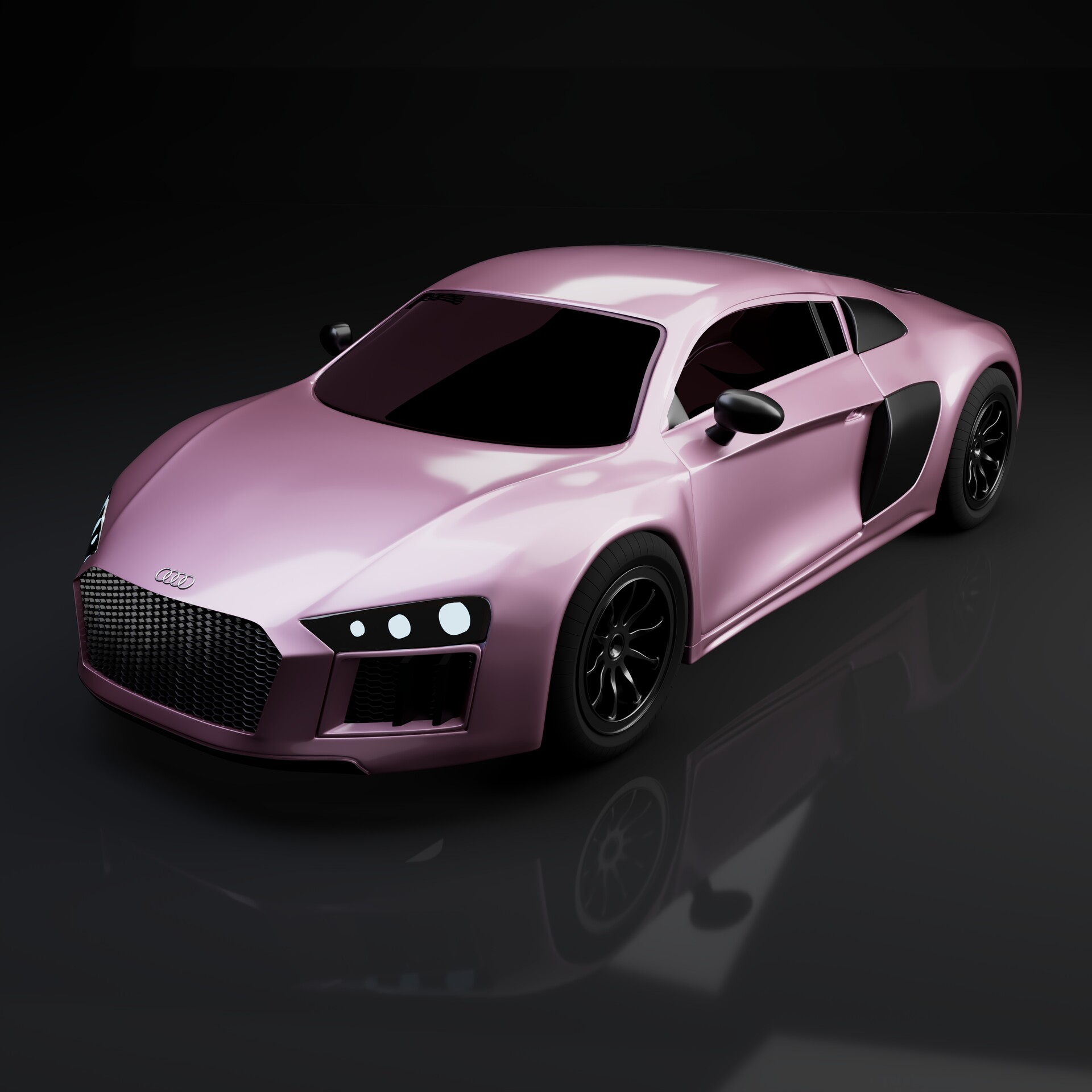 ArtStation - Subd modeling - Audi R8