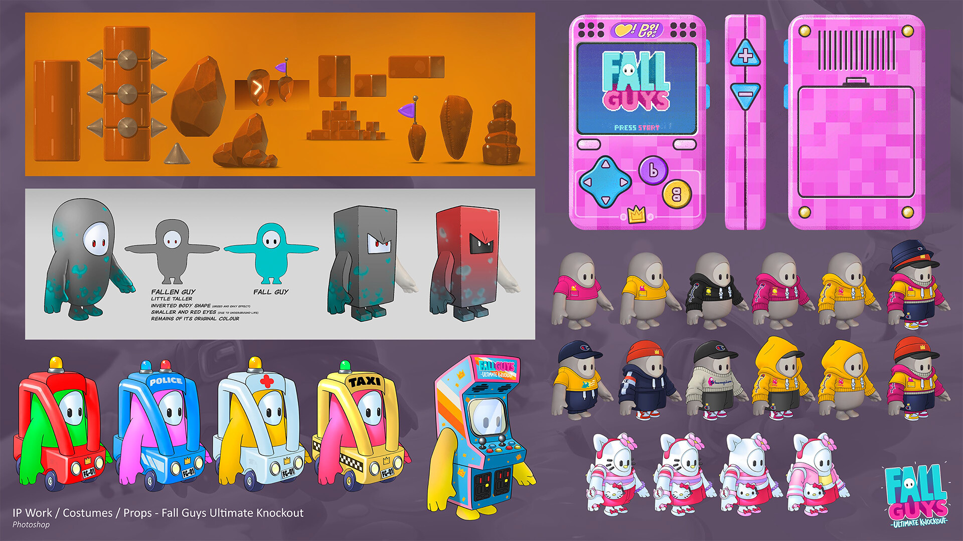 Daniel Jiménez Villalba - Fall Guys: Concept Art