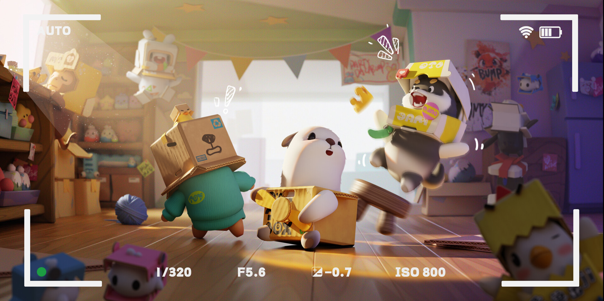 ArtStation - 纸盒主题KV